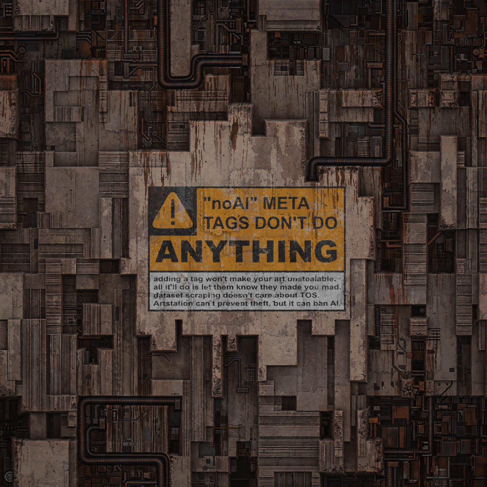 ArtStation - "noAI" meta tags don't do anything