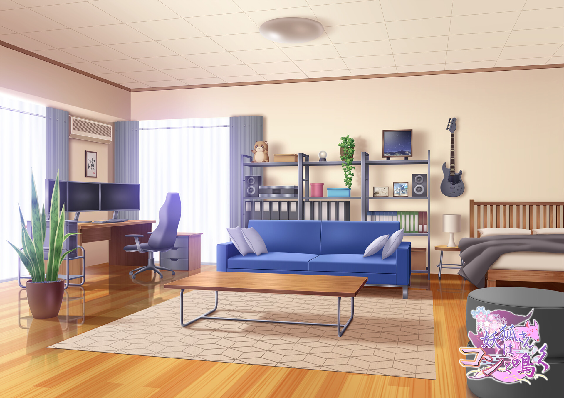 ArtStation - Main Character's Room 主人公たちの部屋