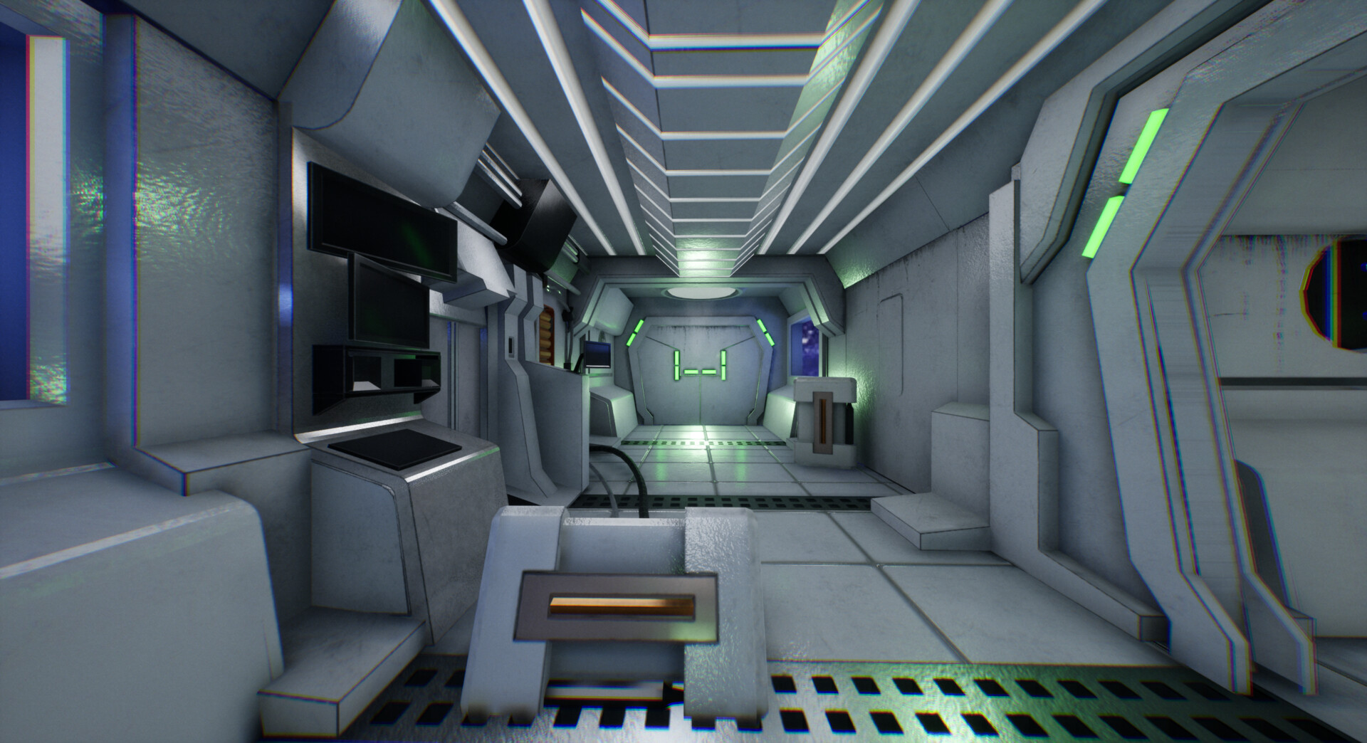 ArtStation - Sci Fi Modular Corridor