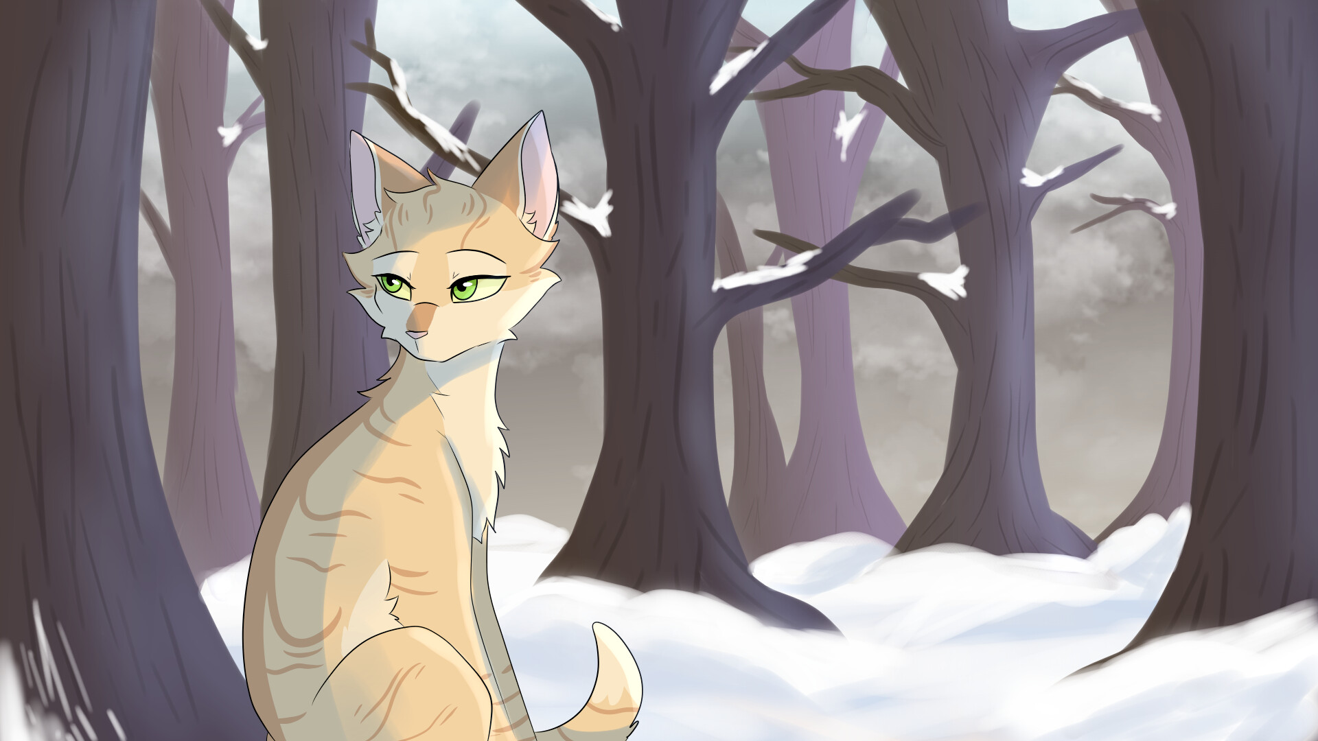 Warrior Cats Wallpaper Firestar And Sandstorm