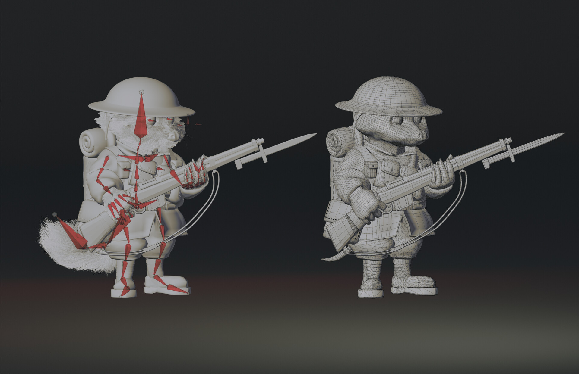 Alex Ingles - Stripes the Racoon