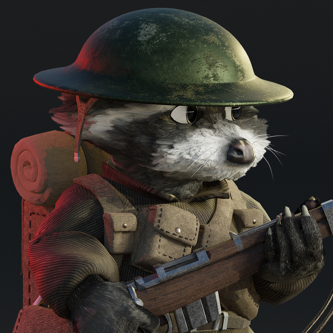 Alex Ingles - Stripes the Racoon