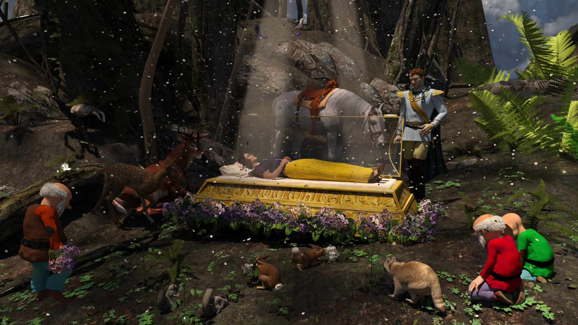 ArtStation - Snow White & the Seven Dwarfs Fantasy for Winter