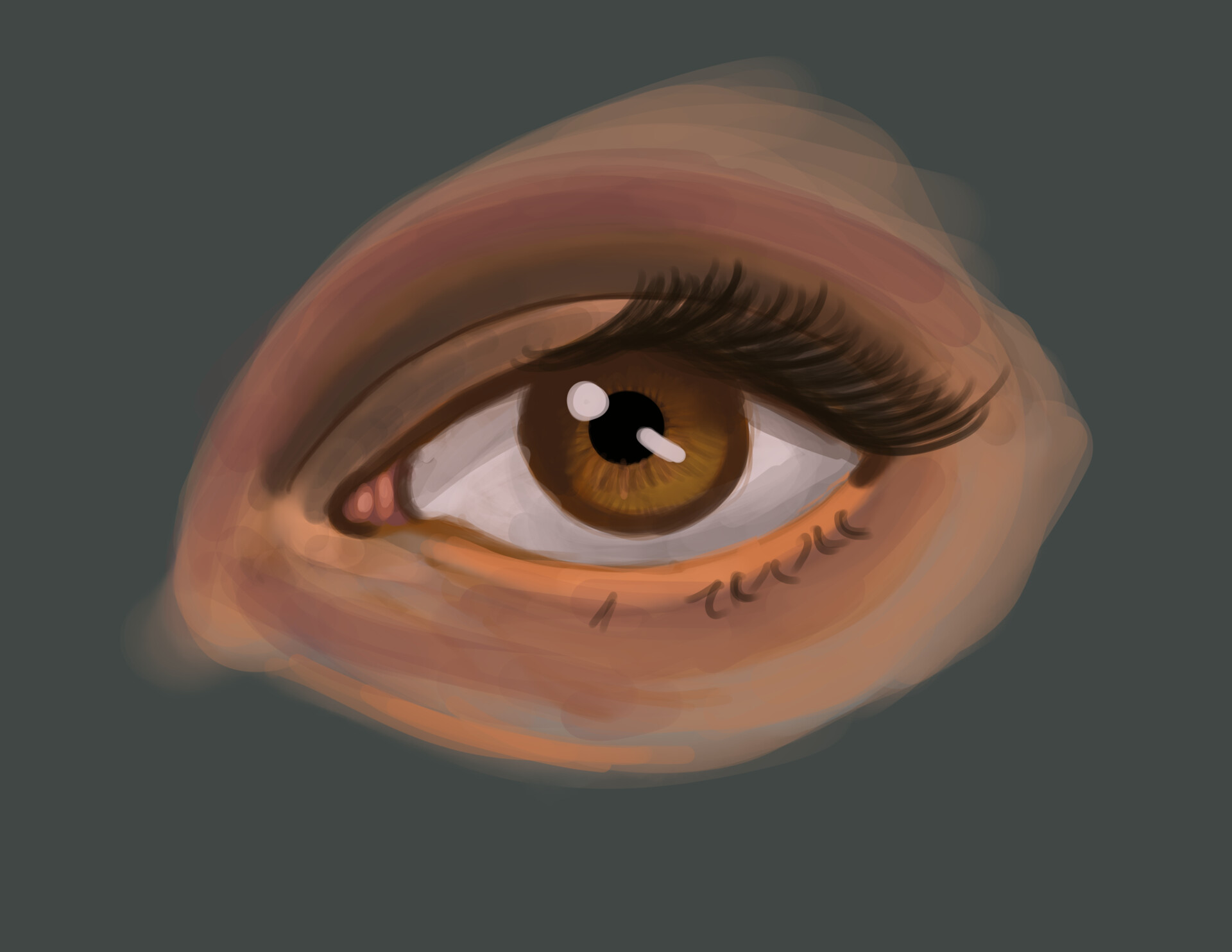 ArtStation - Eye Digital Painting