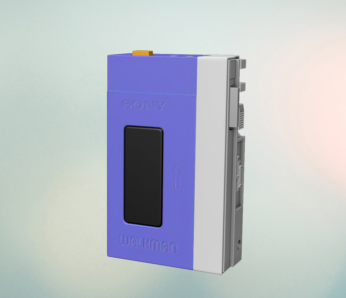 ArtStation - Sony Walkman 3d model