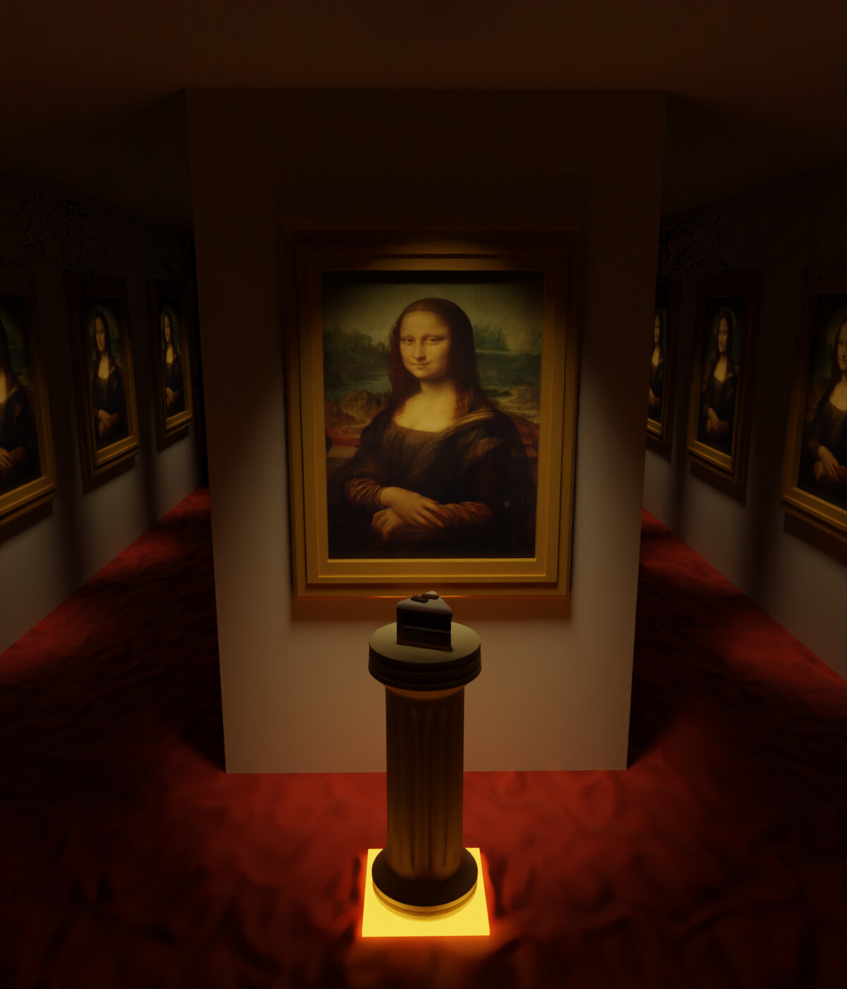 ArtStation - Your Fine Mona Lisa Cake