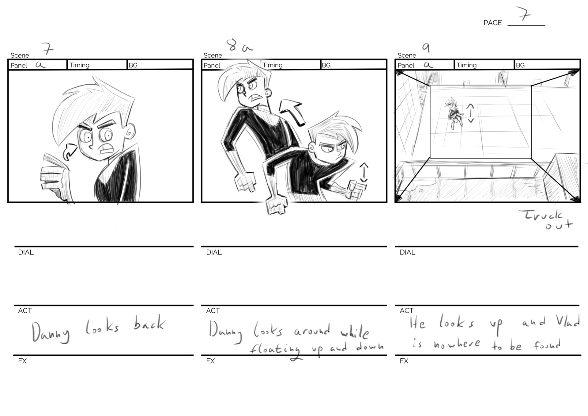 danny phantom floating