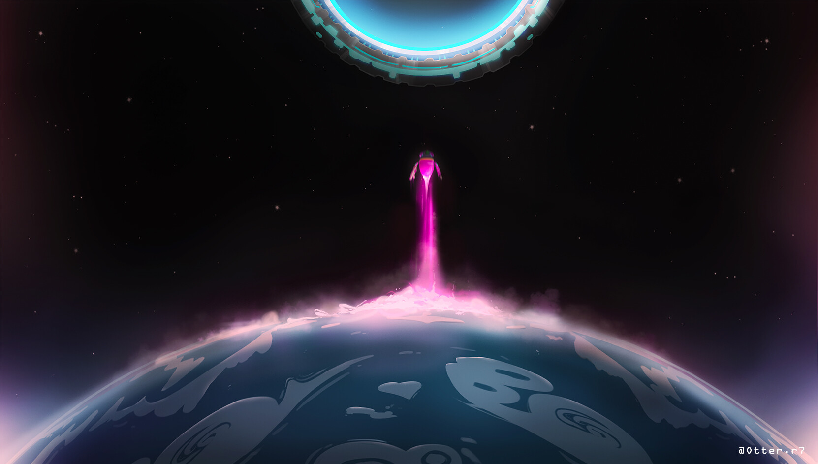 ArtStation - Space Droid Escape