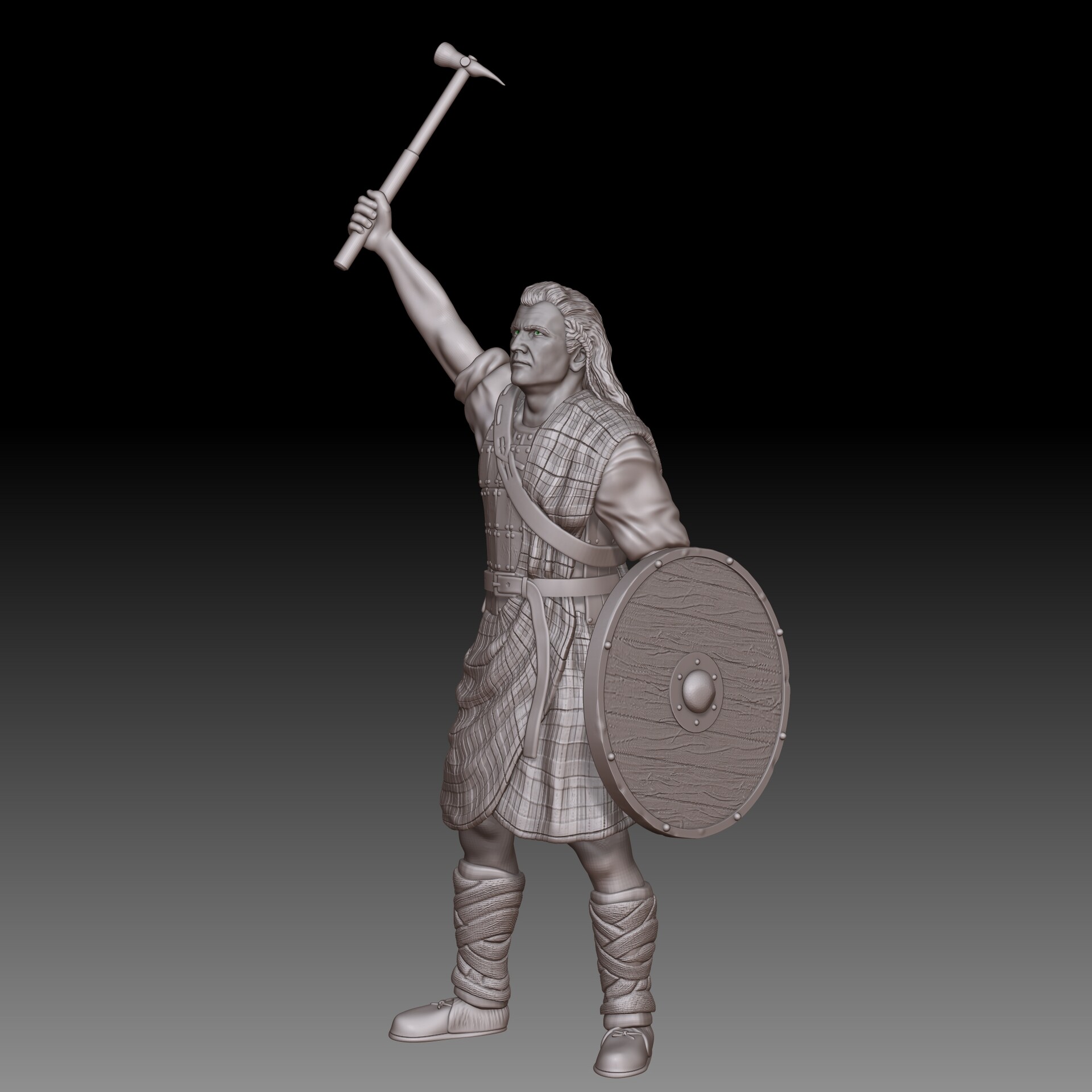 mel gibson william wallace braveheart 1995 figurine by Ratmir Saifutdinov — ProUser.Me