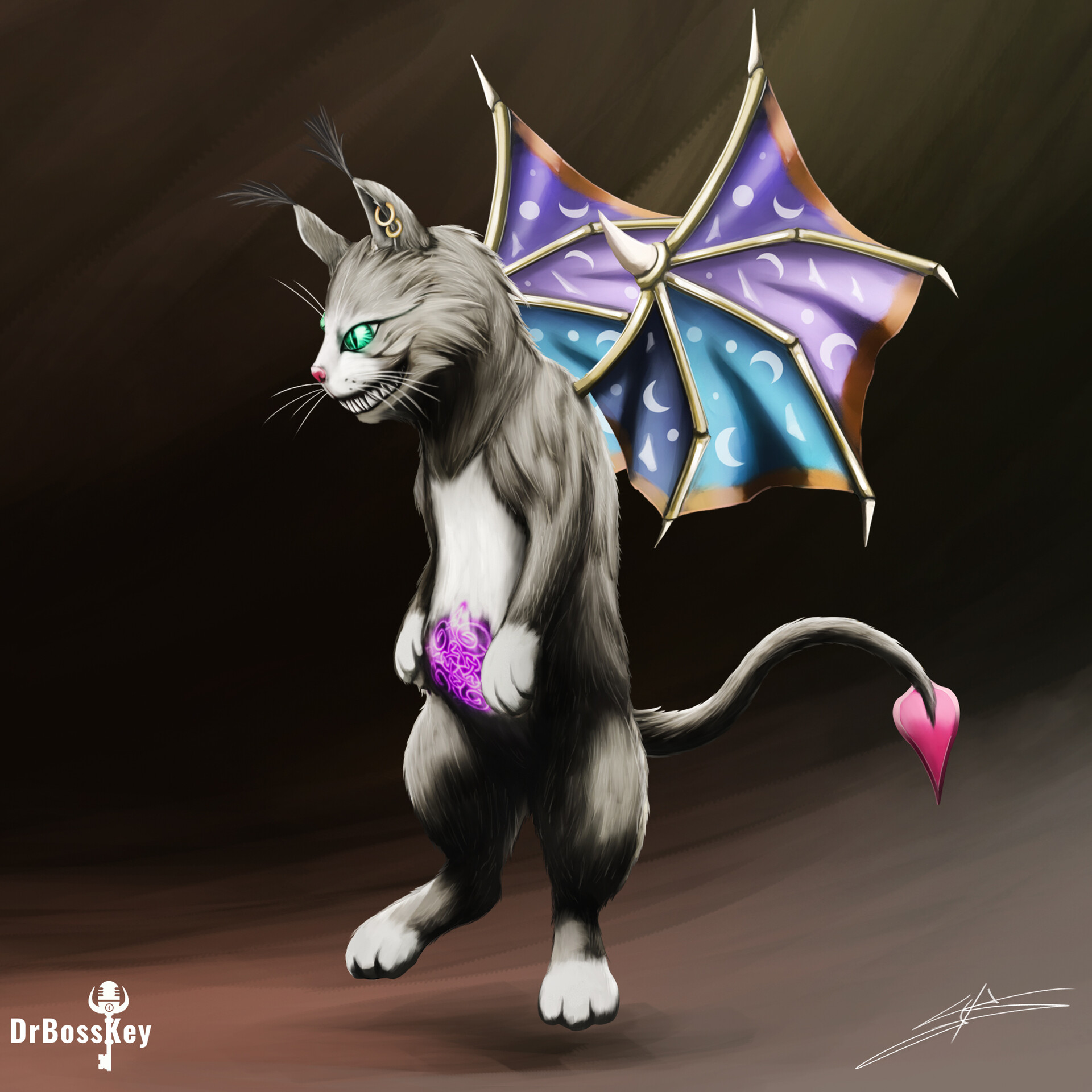 ArtStation - Loki - Faerie Imp Cat