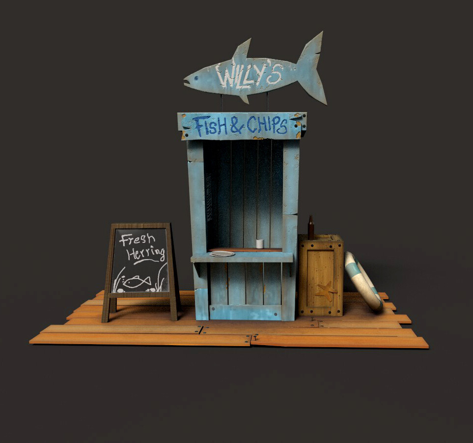 ArtStation - Stylized Shop