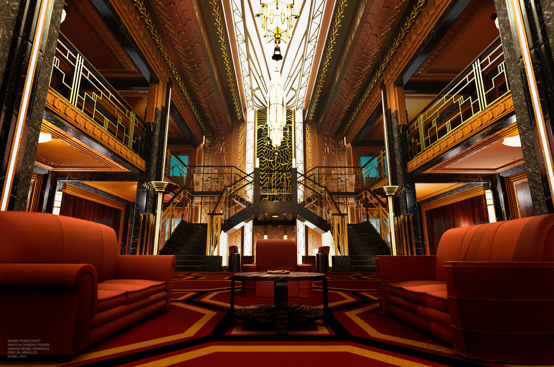 ArtStation - Hotel Scene from American Horror Story