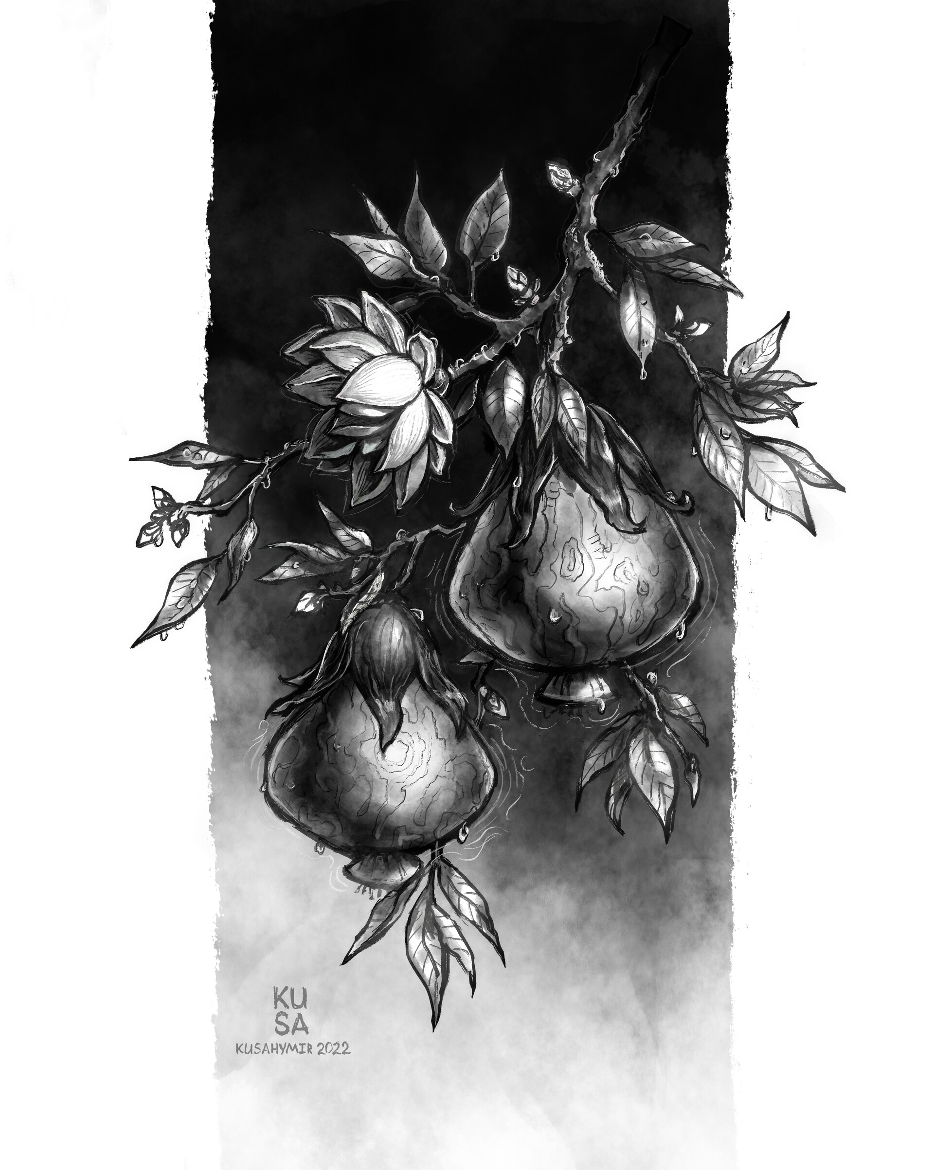 Vladimir Shcherbakov - Inctober 2022 "Through The Forest" third week