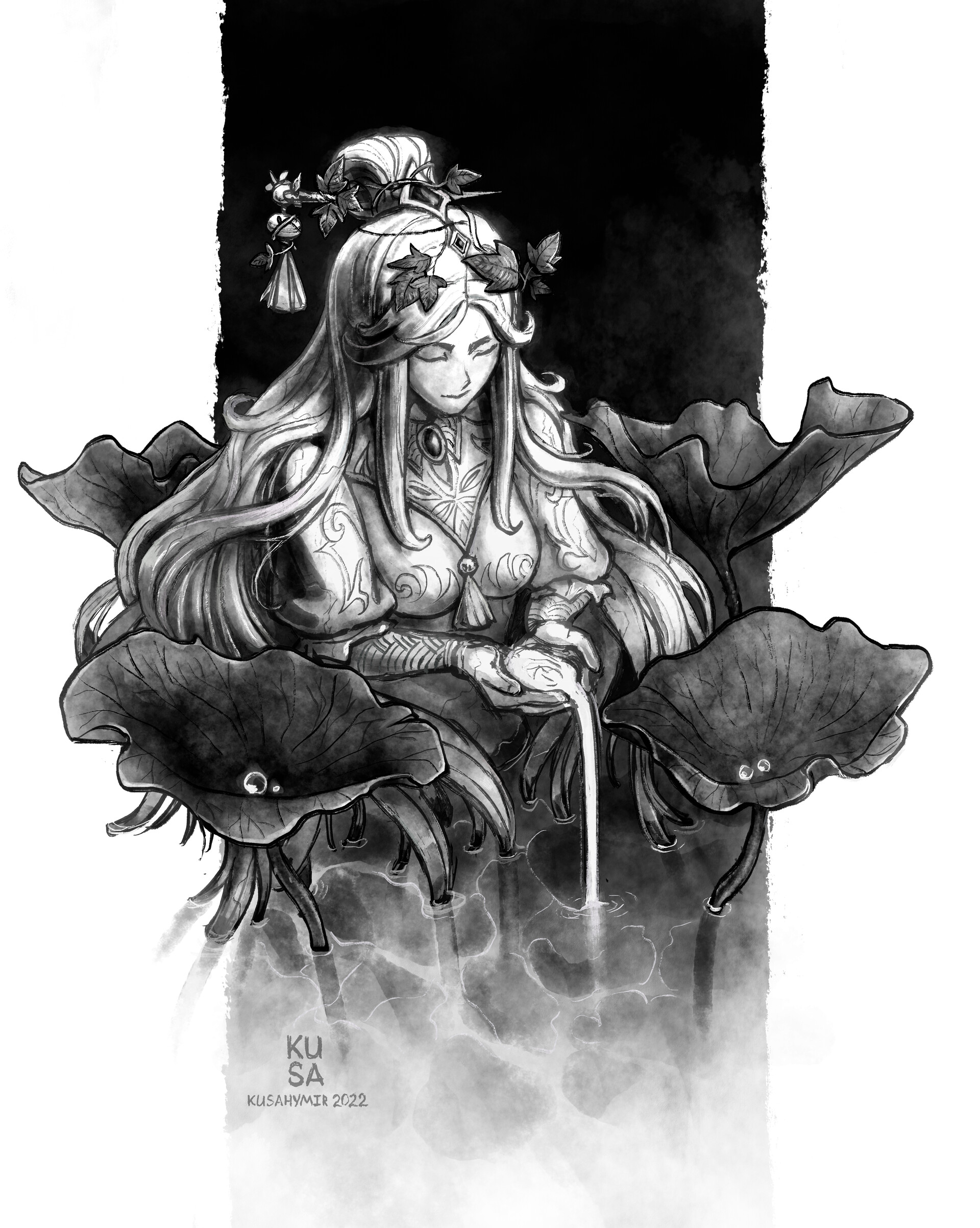 Vladimir Shcherbakov - Inctober 2022 "Through The Forest" week four