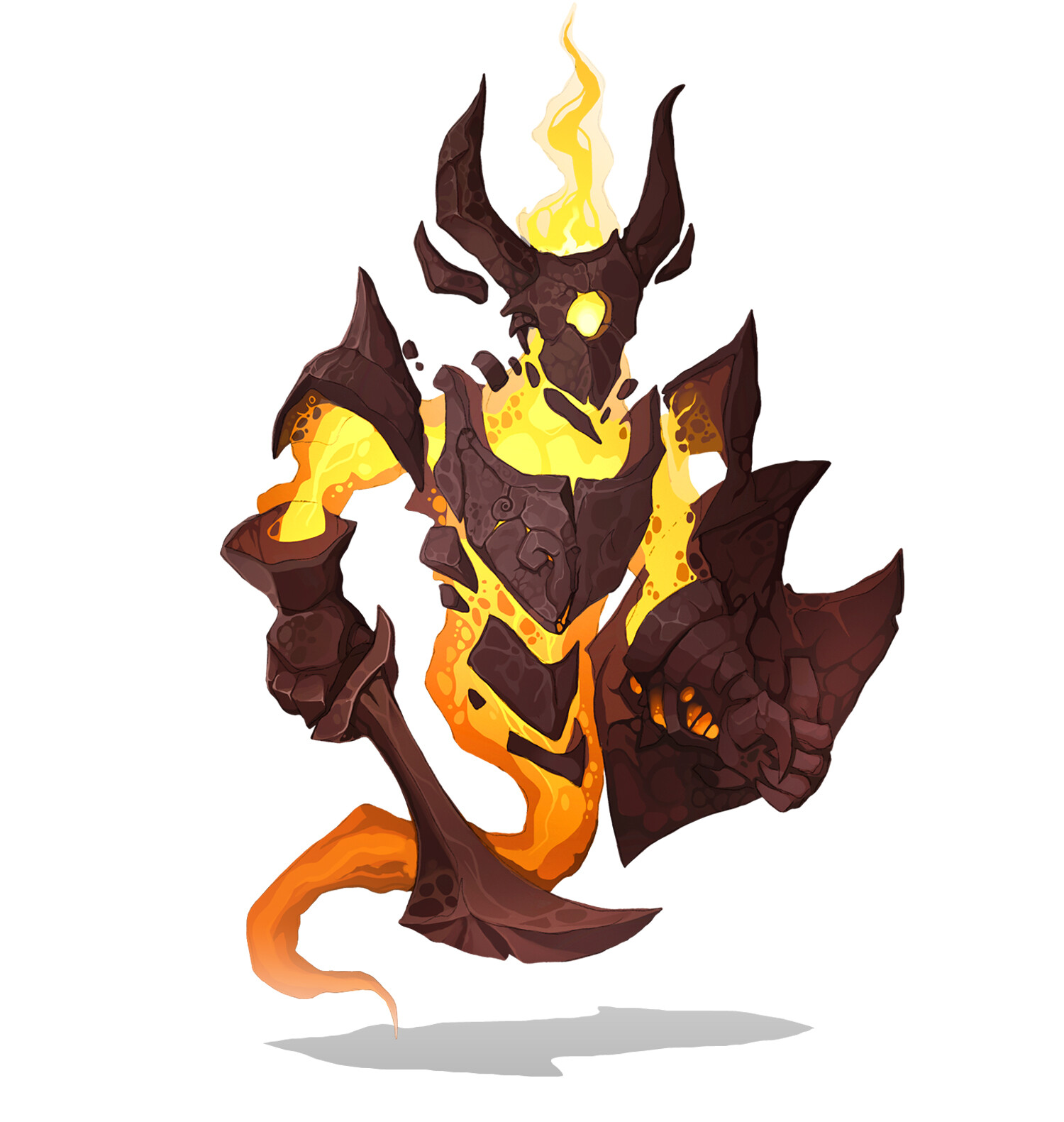 ArtStation - Flame Warrior