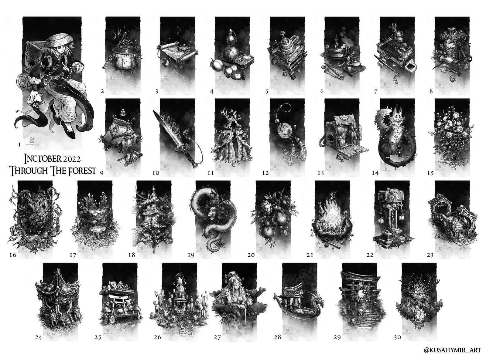 Vladimir Shcherbakov - Inctober 2022 complete