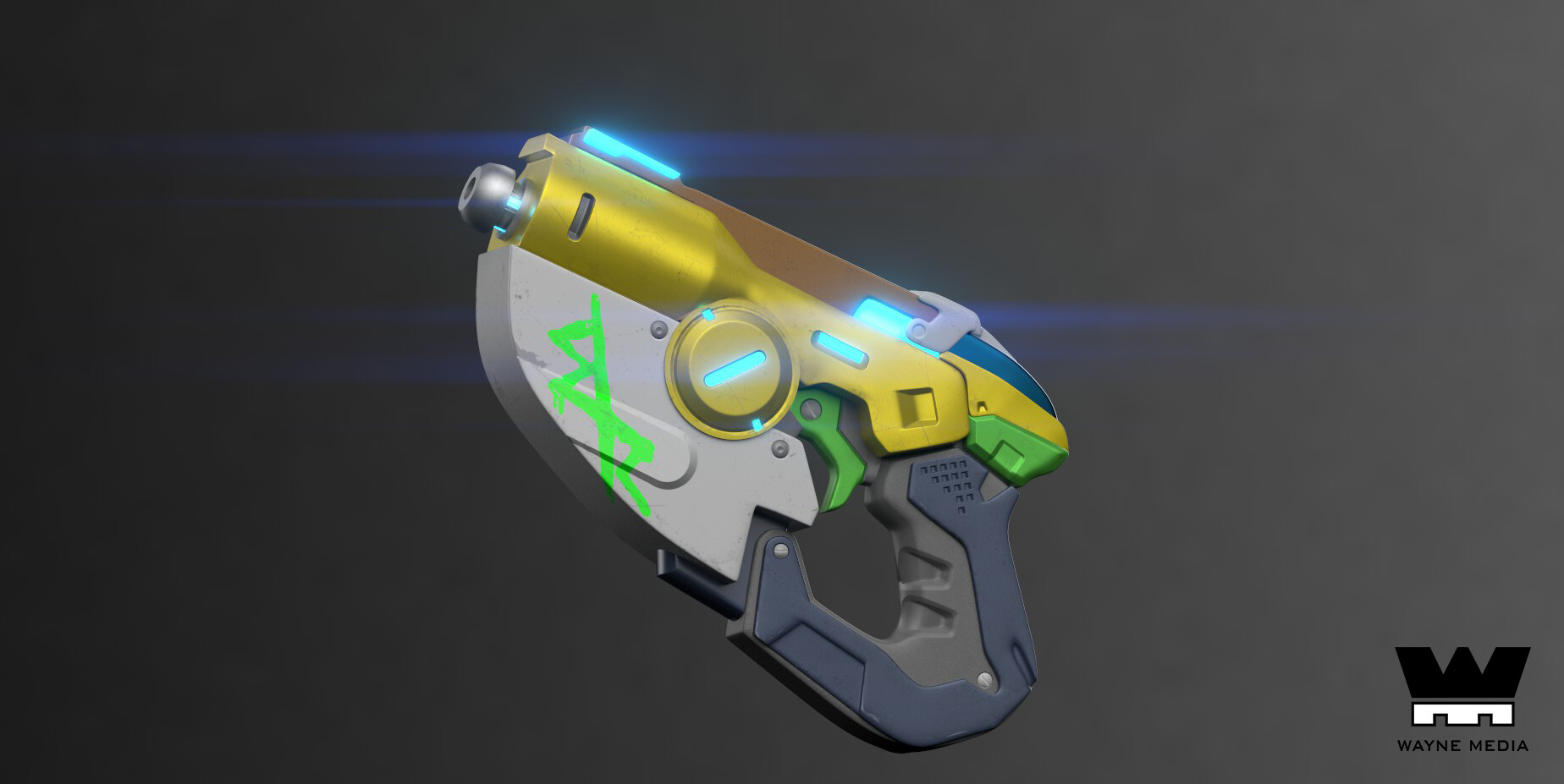 ArtStation - Tracer Gun X Cyberpunk Edgerunner (Fan Made)