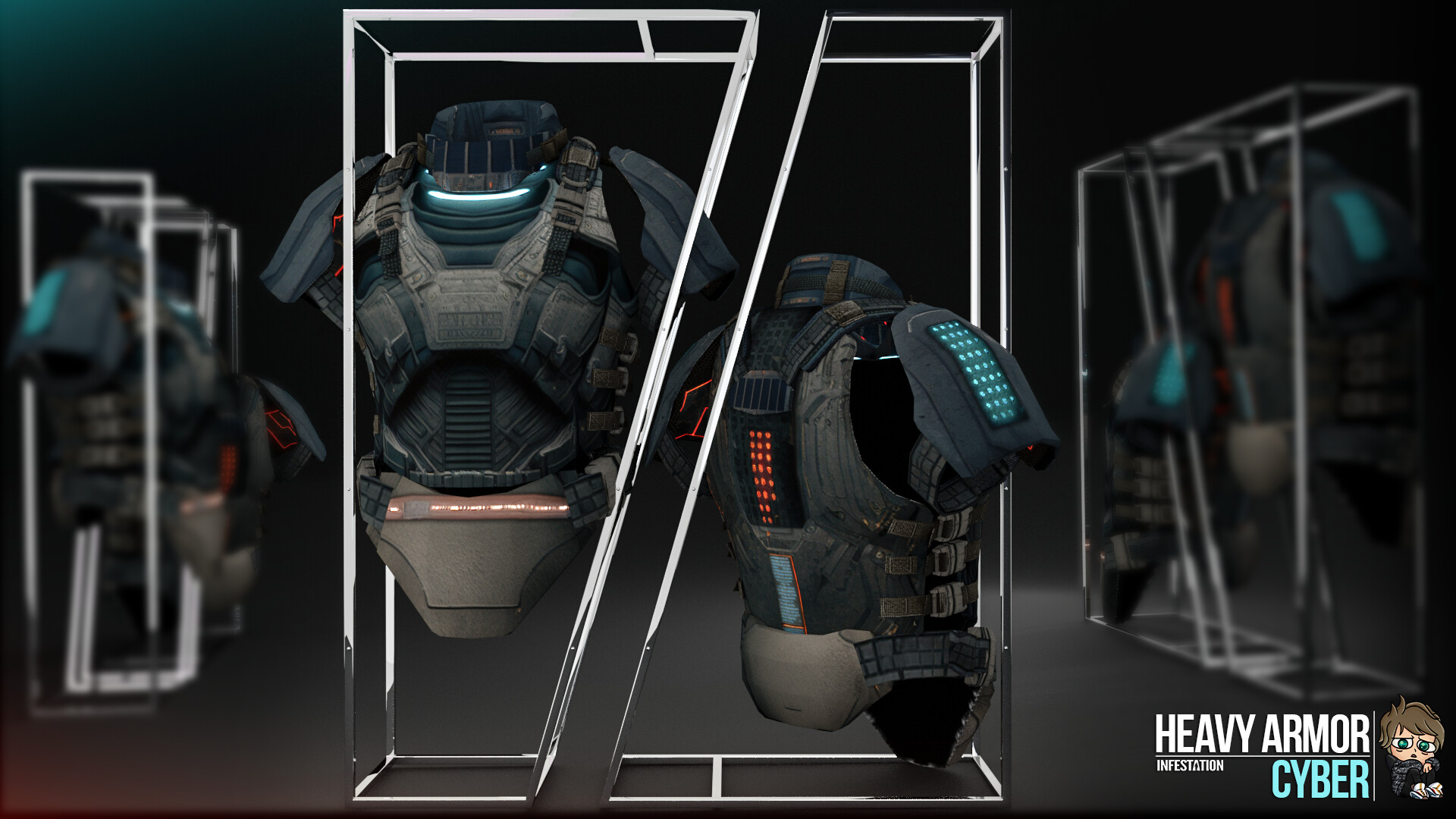 ArtStation - Heavy Armor Cyber