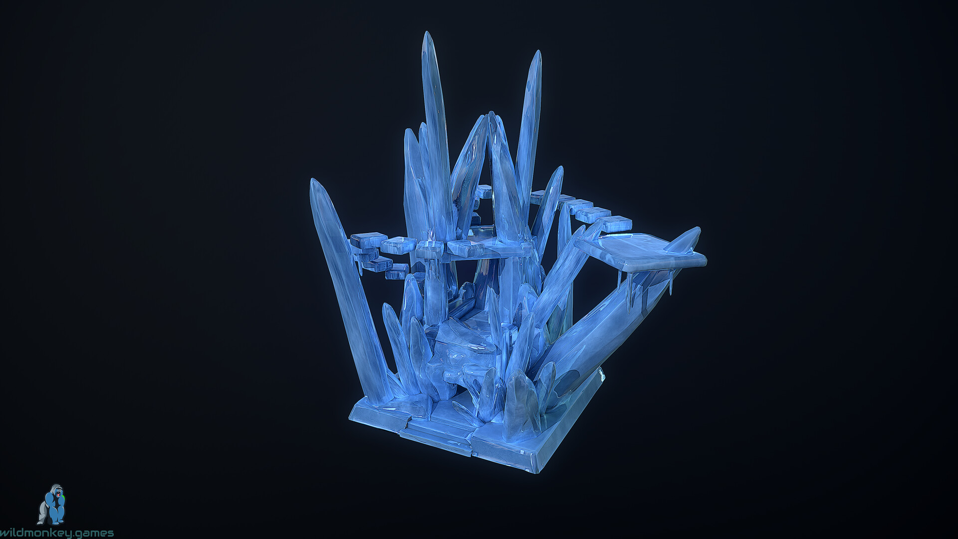 ArtStation - Stylized Ice Castle