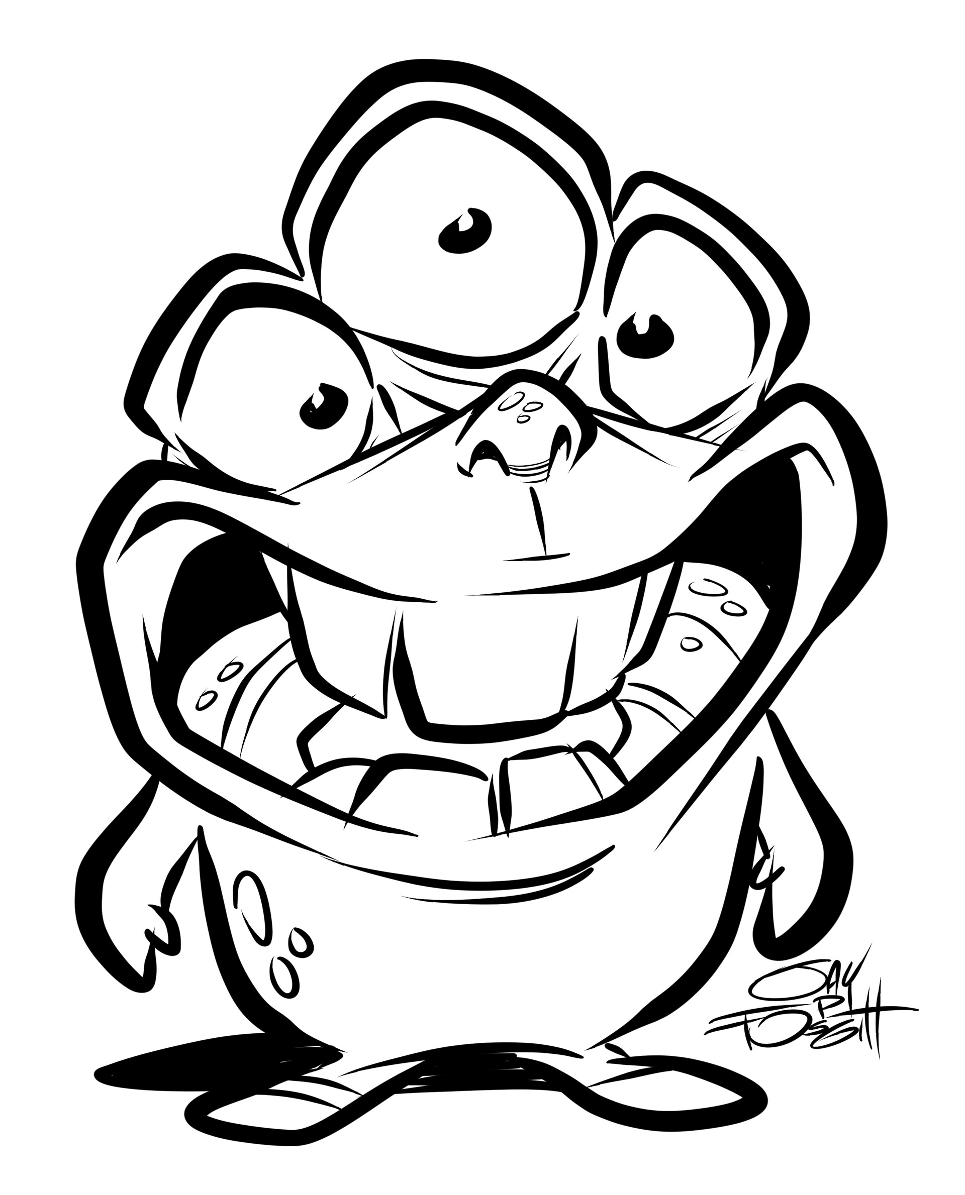 ArtStation - BLISSFULLY STUPID ALIEN