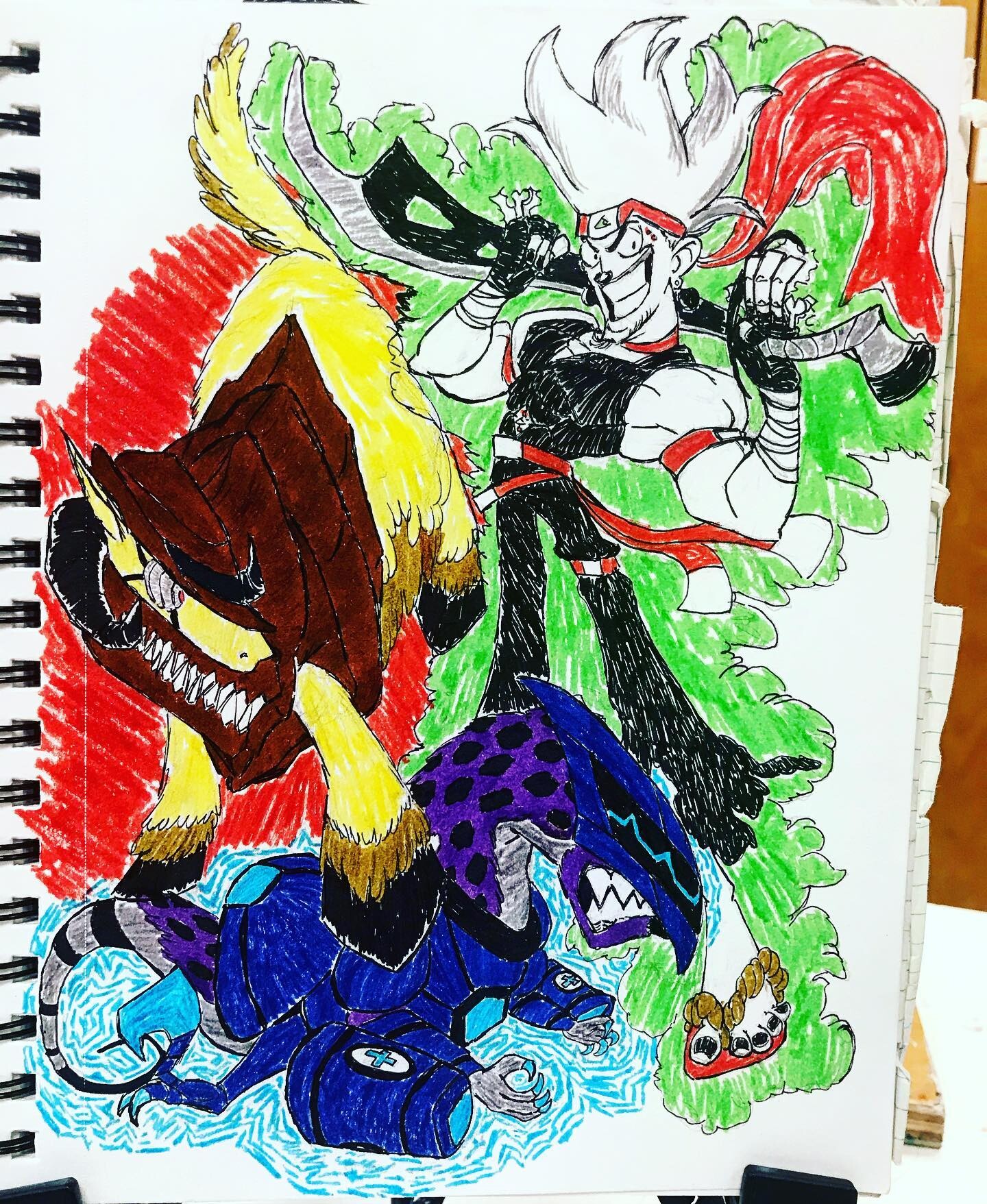 ArtStation - Amp(Sniper Ram), Delta(Cyber-Raptor), and Chad(Cheese ...