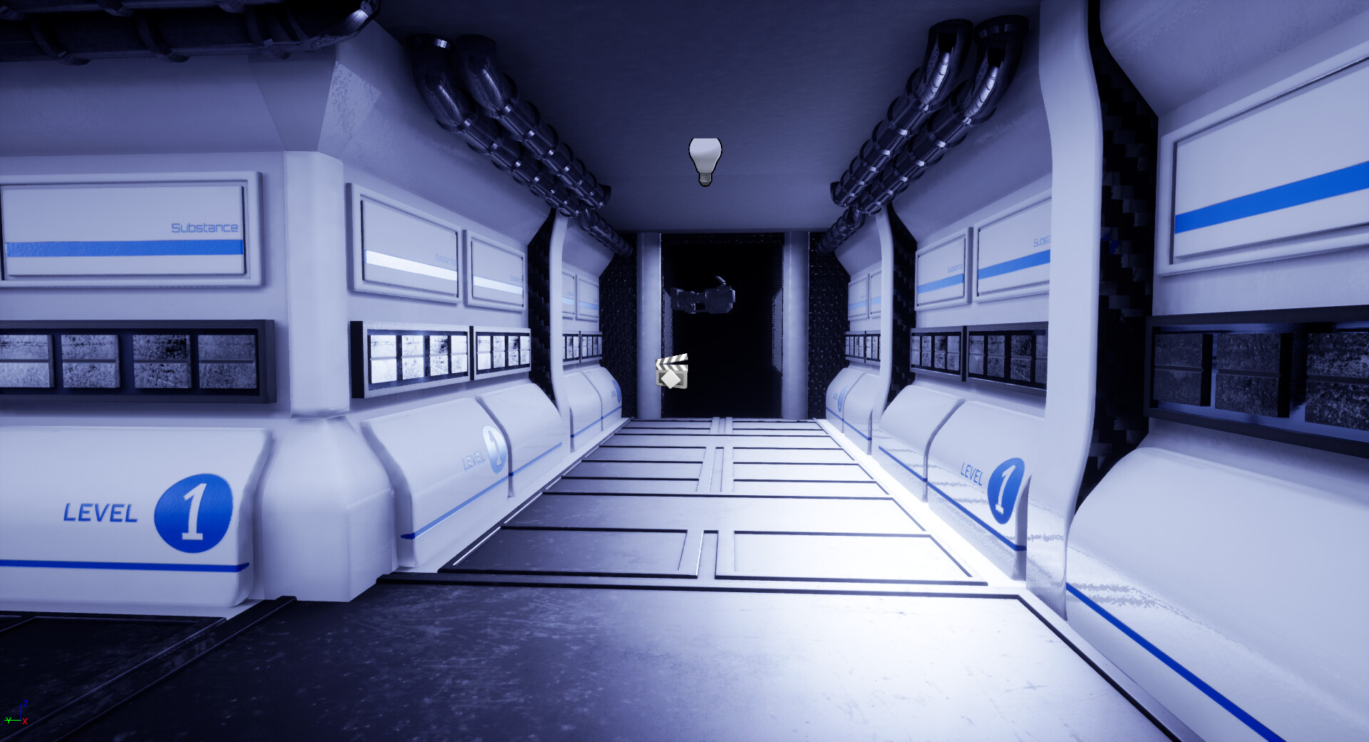 ArtStation - Syfy Ship hallways
