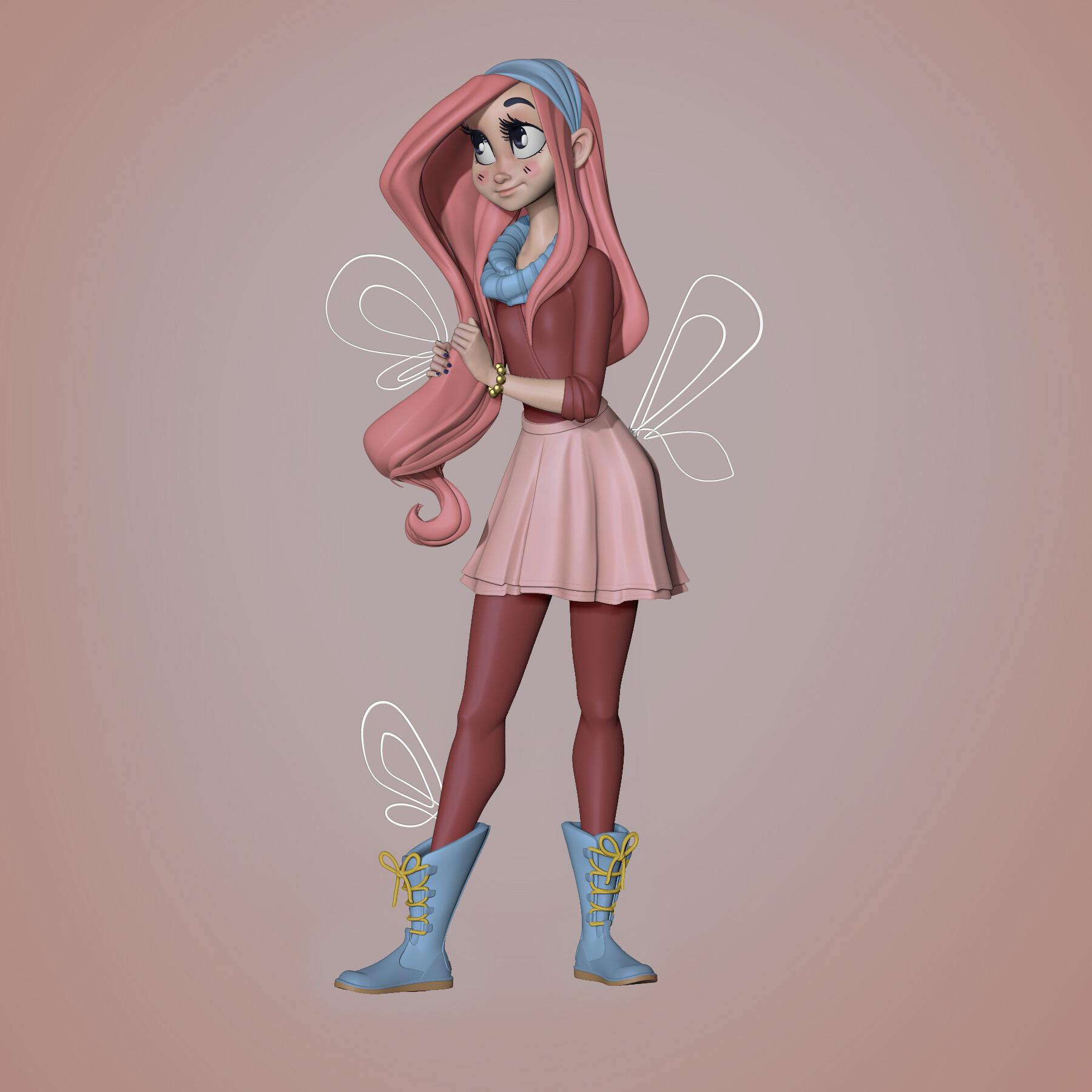 ArtStation - Pink Hair