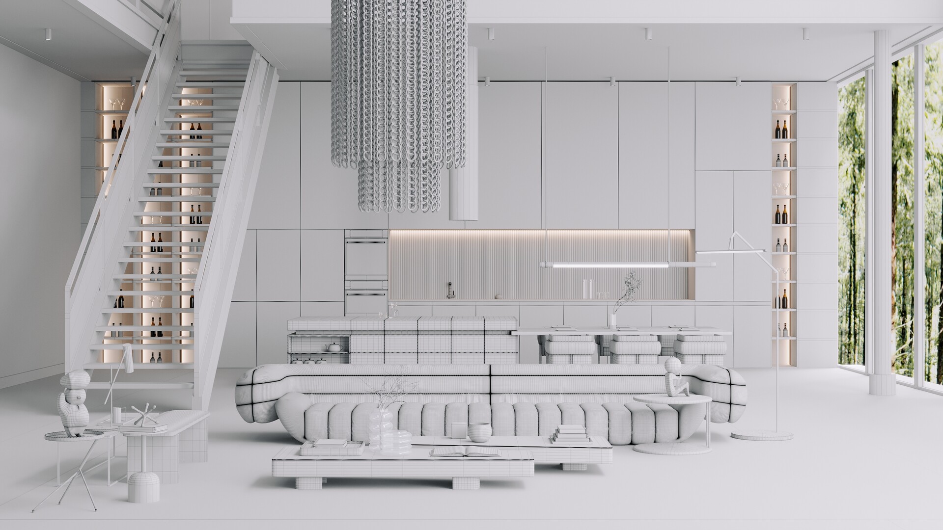 Archviz Hub - Design and Visualize Your Ideas - In Forest Living ( 3Ds ...