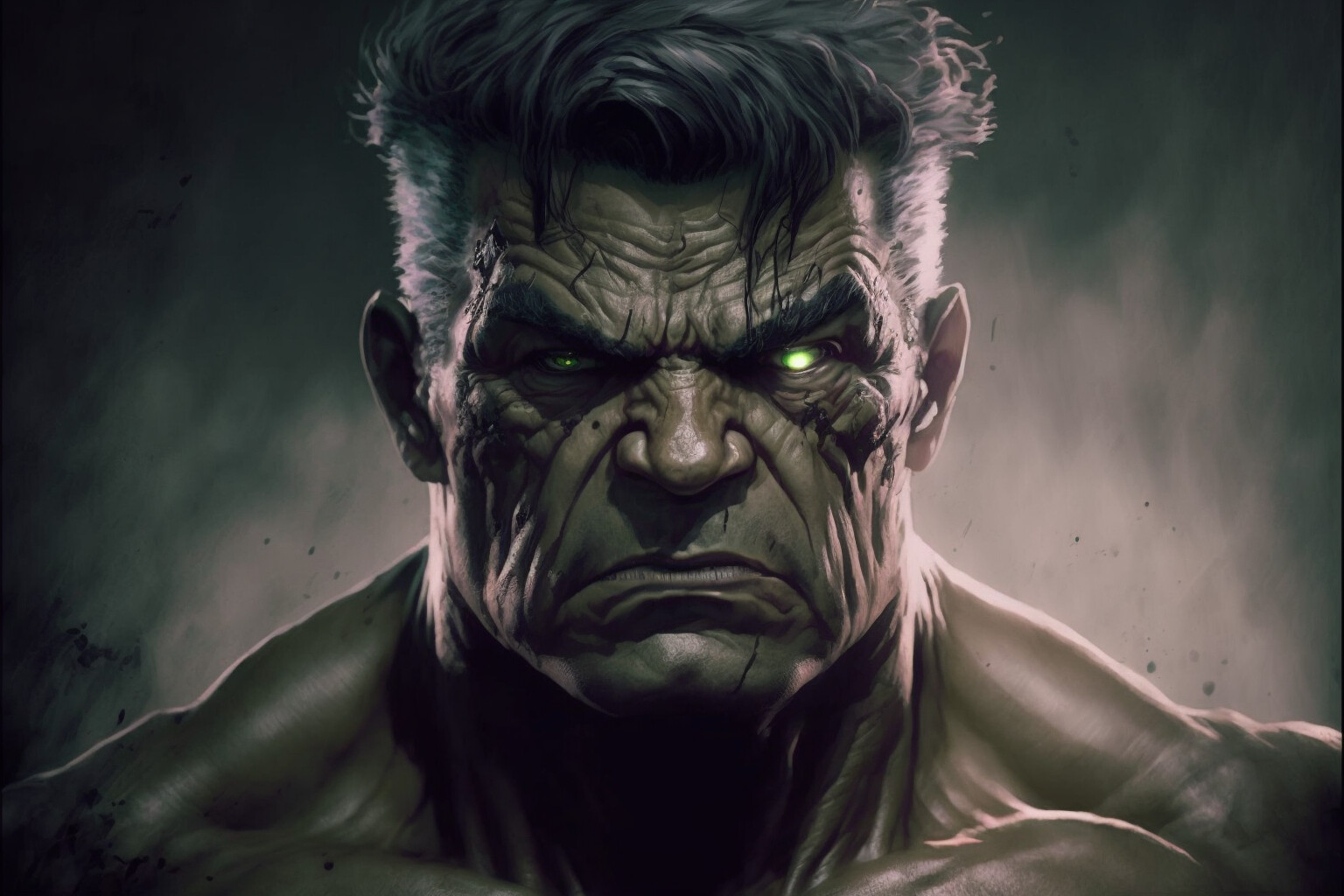 ArtStation - Aging Hulk