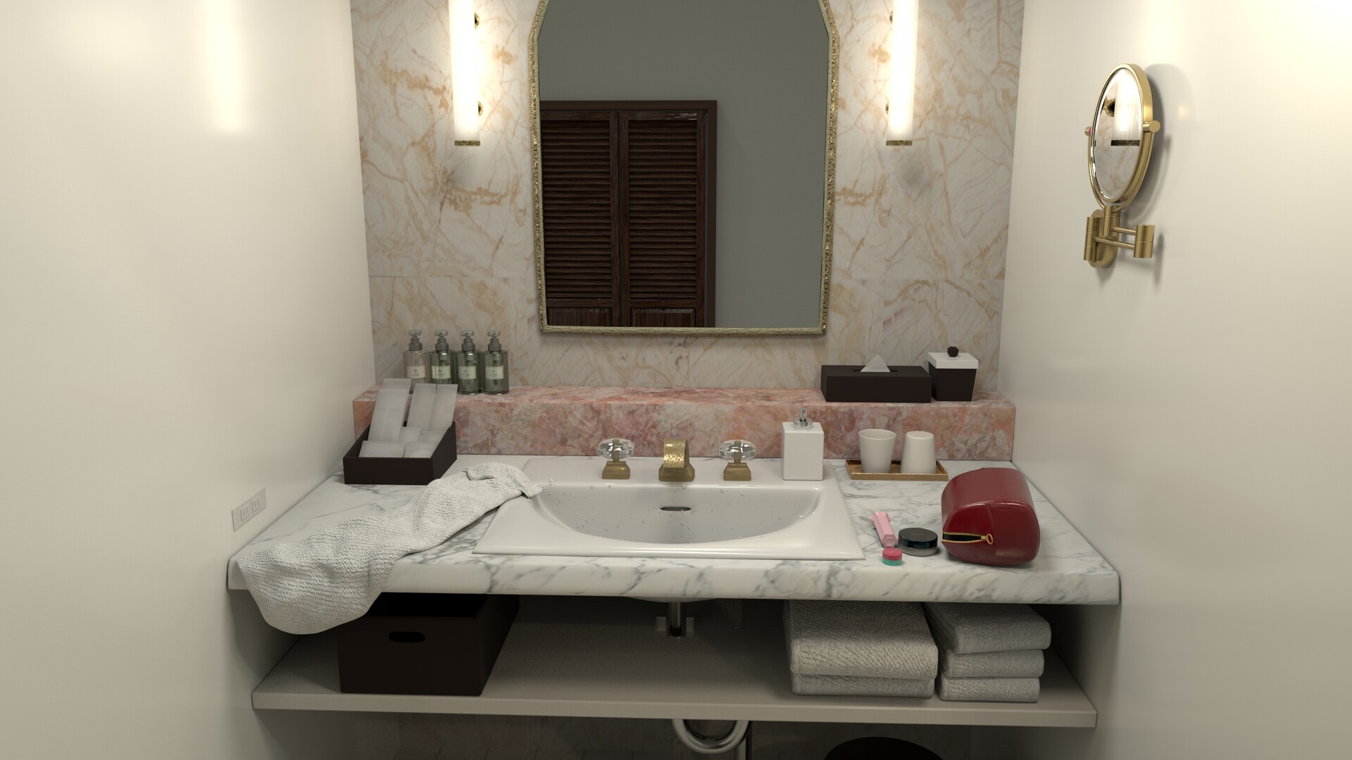 ArtStation - powder room