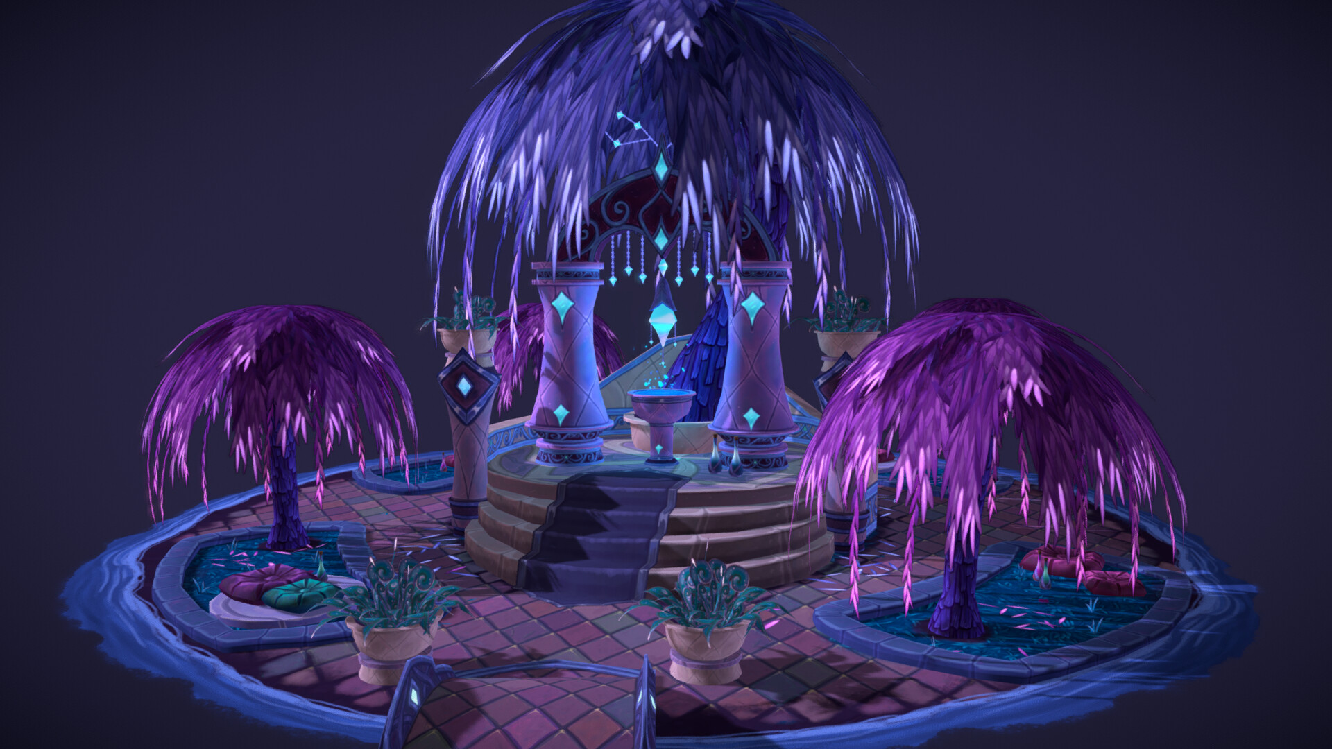 ArtStation - Stylized Elven Temple