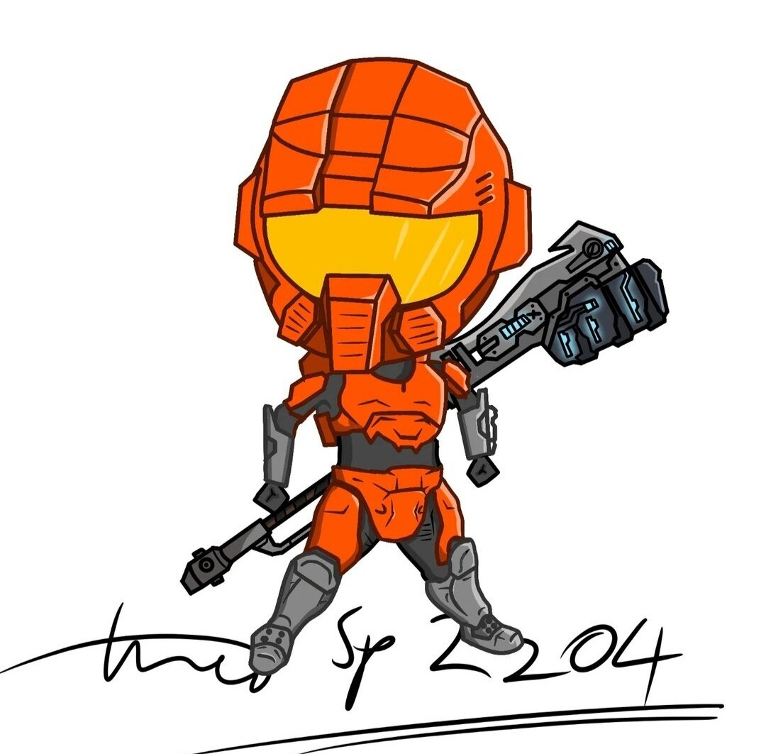 ArtStation - Chibi style Spartan-2204