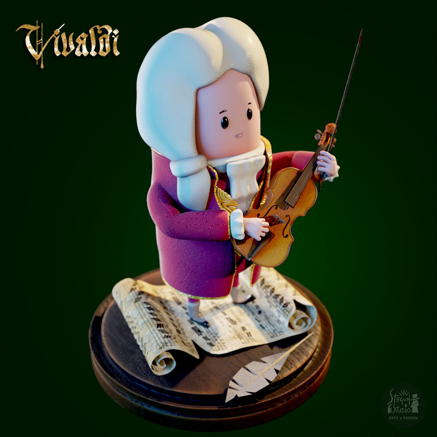 Renato Stegun - Vivaldi - 3D Character
