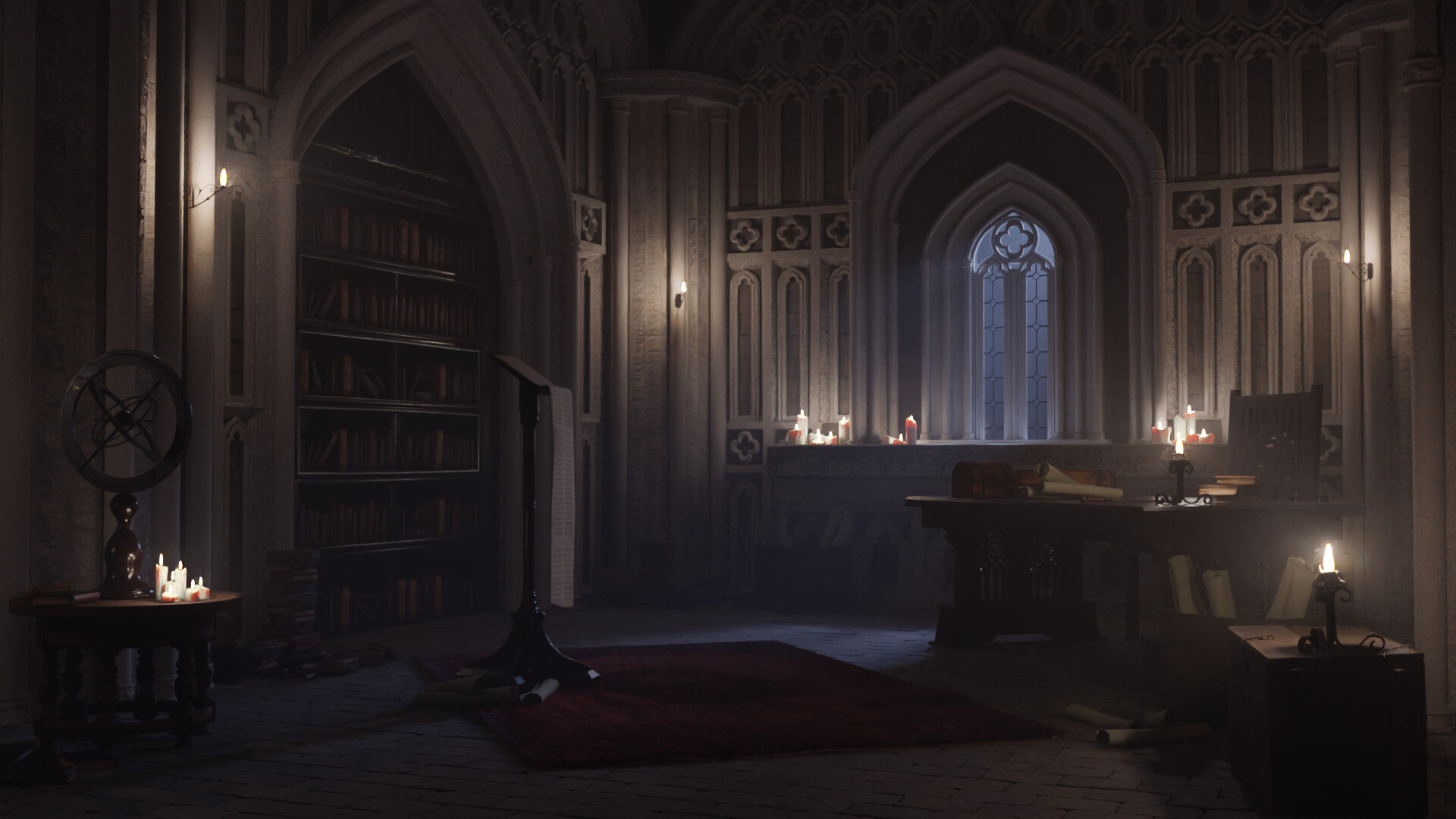 ArtStation - Elden Ring-inspired Study Room