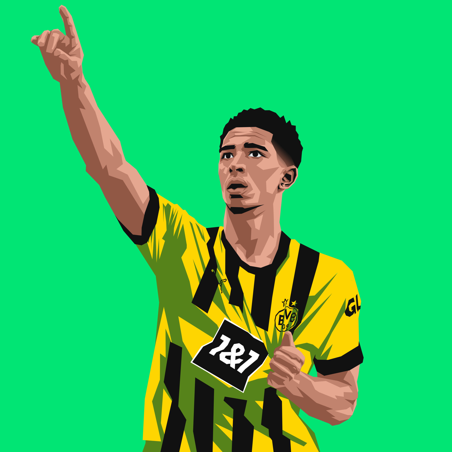 ArtStation - Jude Bellingham Borussia Dortmund