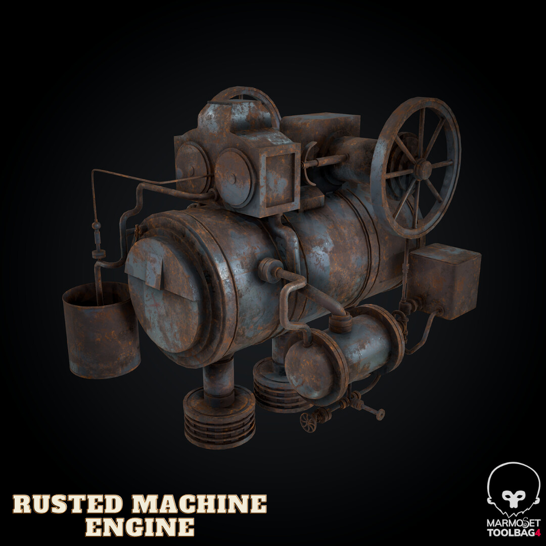 ArtStation - Rusted Machine Engine