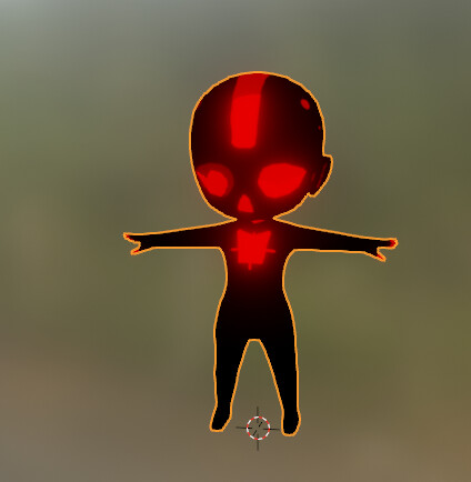 ArtStation - Cartoon texture for a "chibi" character.