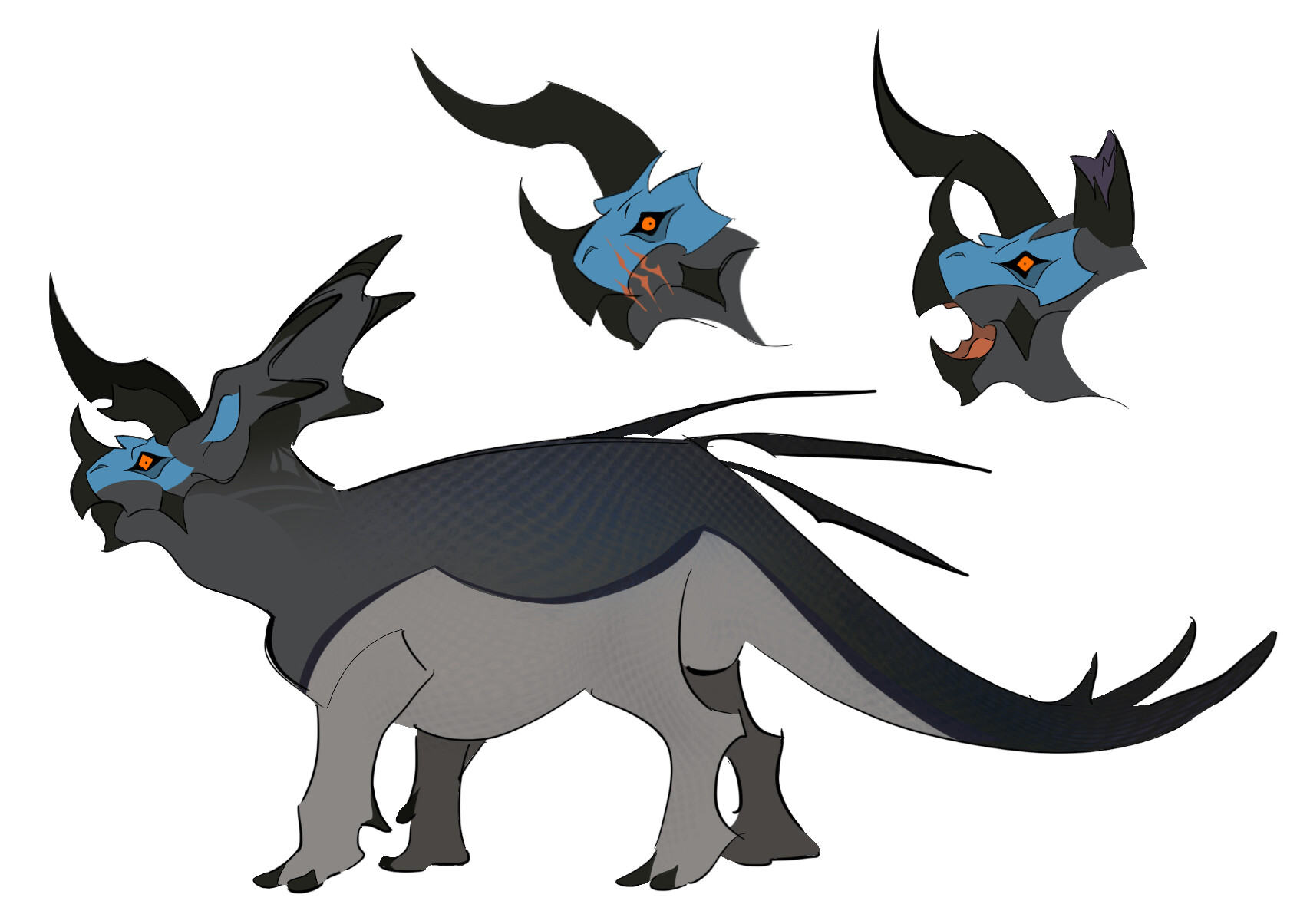 ArtStation - Triceratops reference