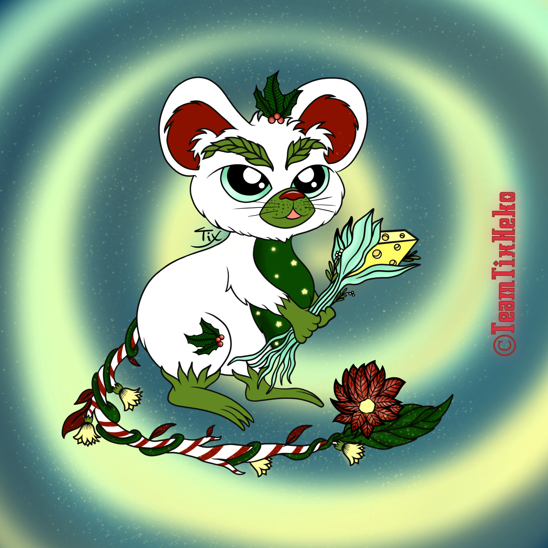 ArtStation - "Holly" (2022) by Tix 🐭