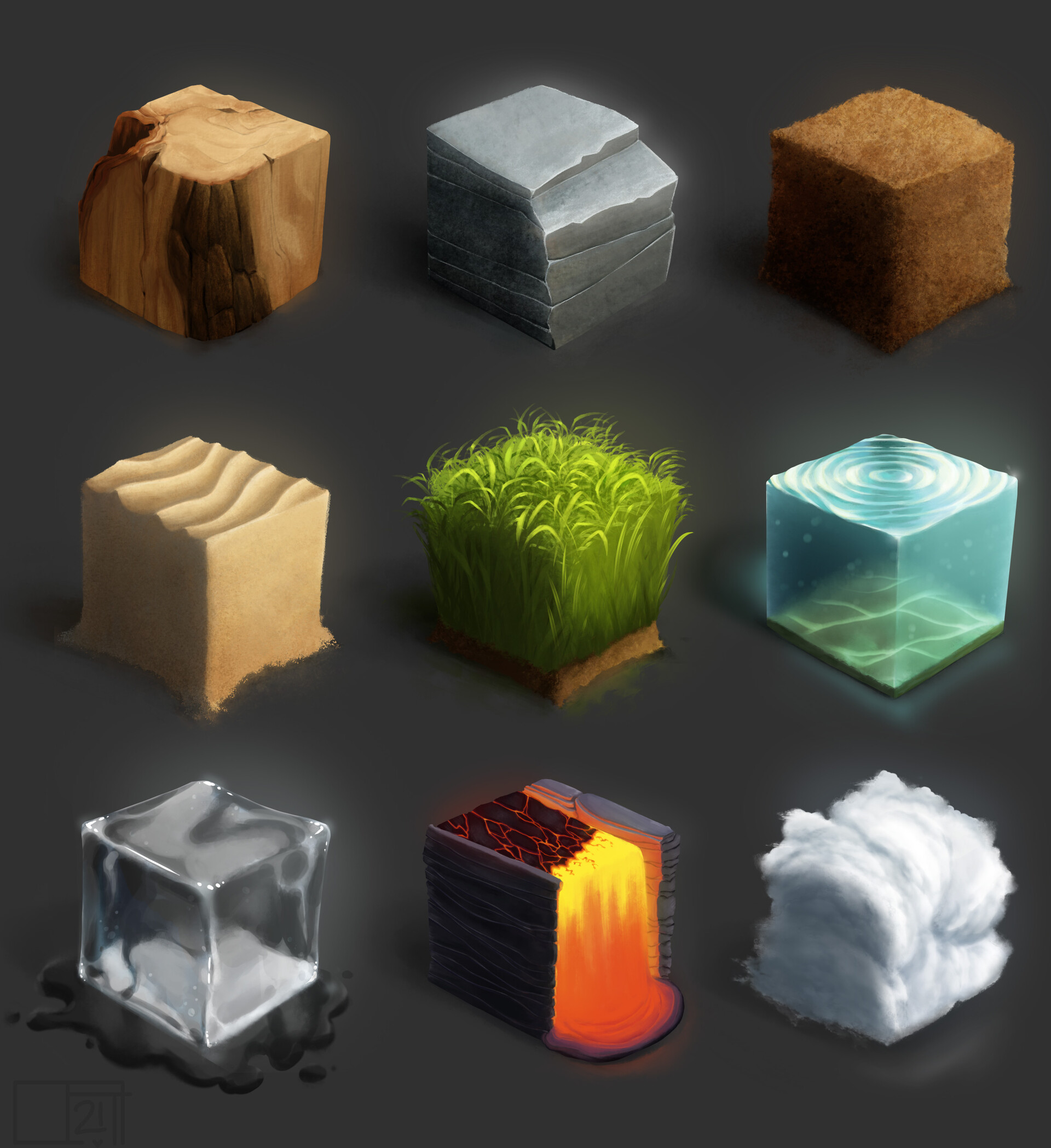 ArtStation - Material Study