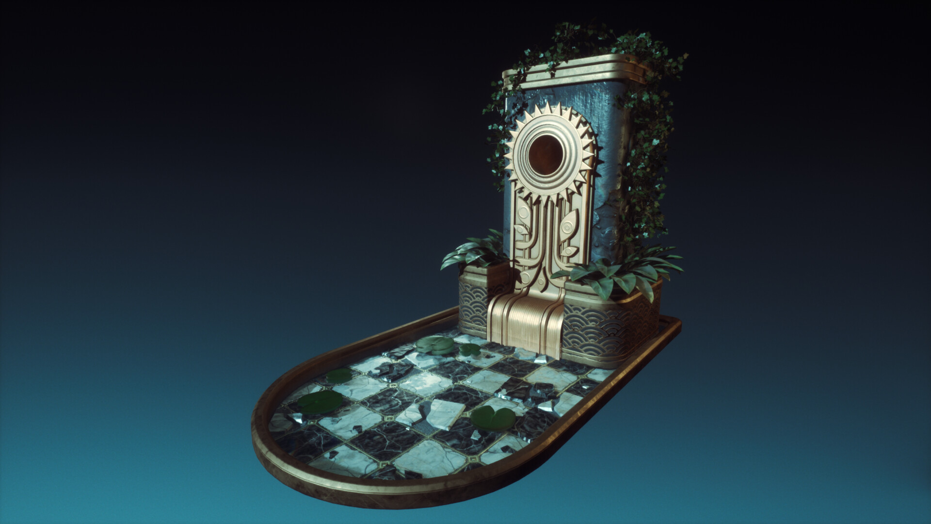 ArtStation - Bioshock Diorama - Substance Designer Practice