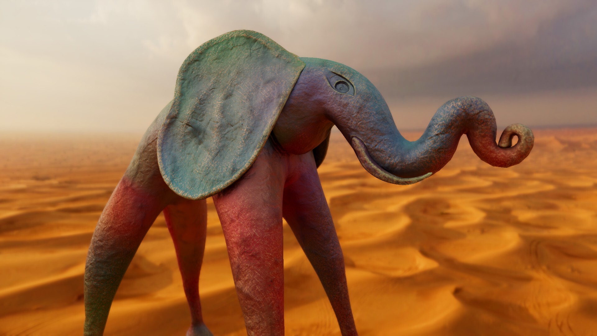 ArtStation - Dali - Elephant