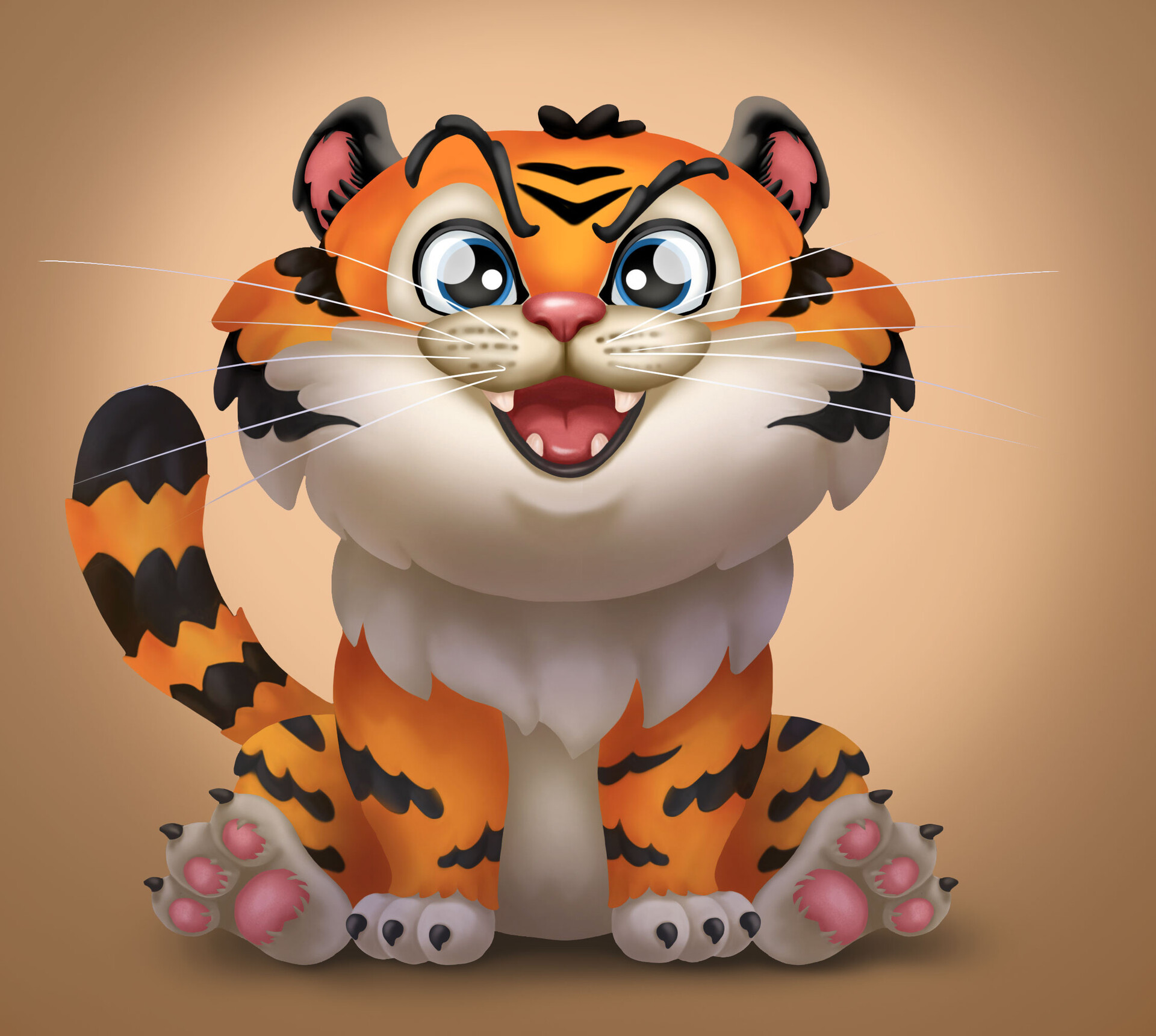 ArtStation - Животные для проекта "Vlad and Niki Pets" компания Azon Games