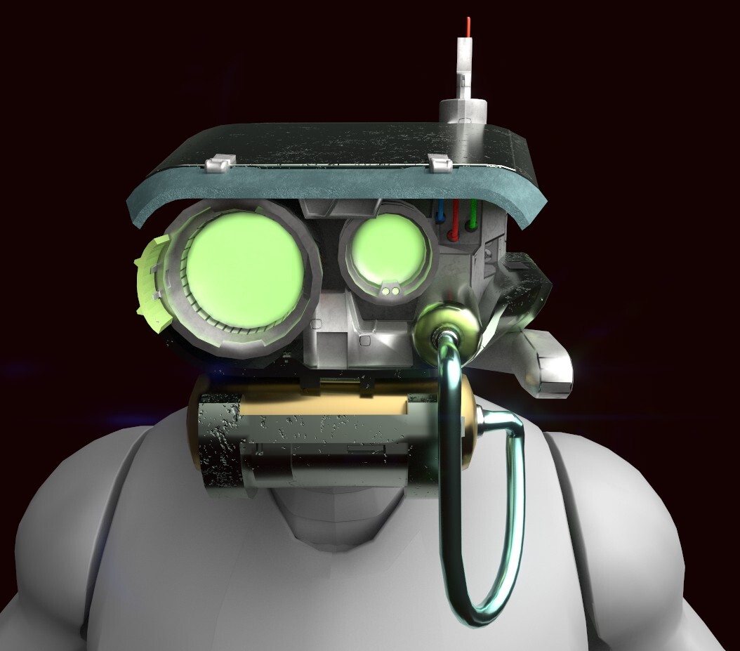 Maddison Newton - Industrial Robot head [Fan-Art]