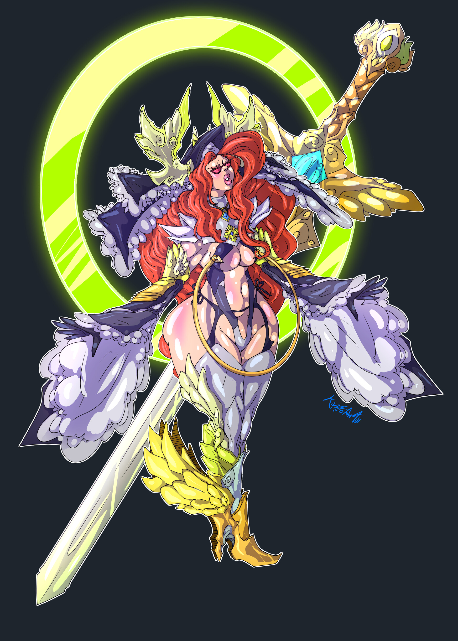 ArtStation - Tempera - The Mighty Nun