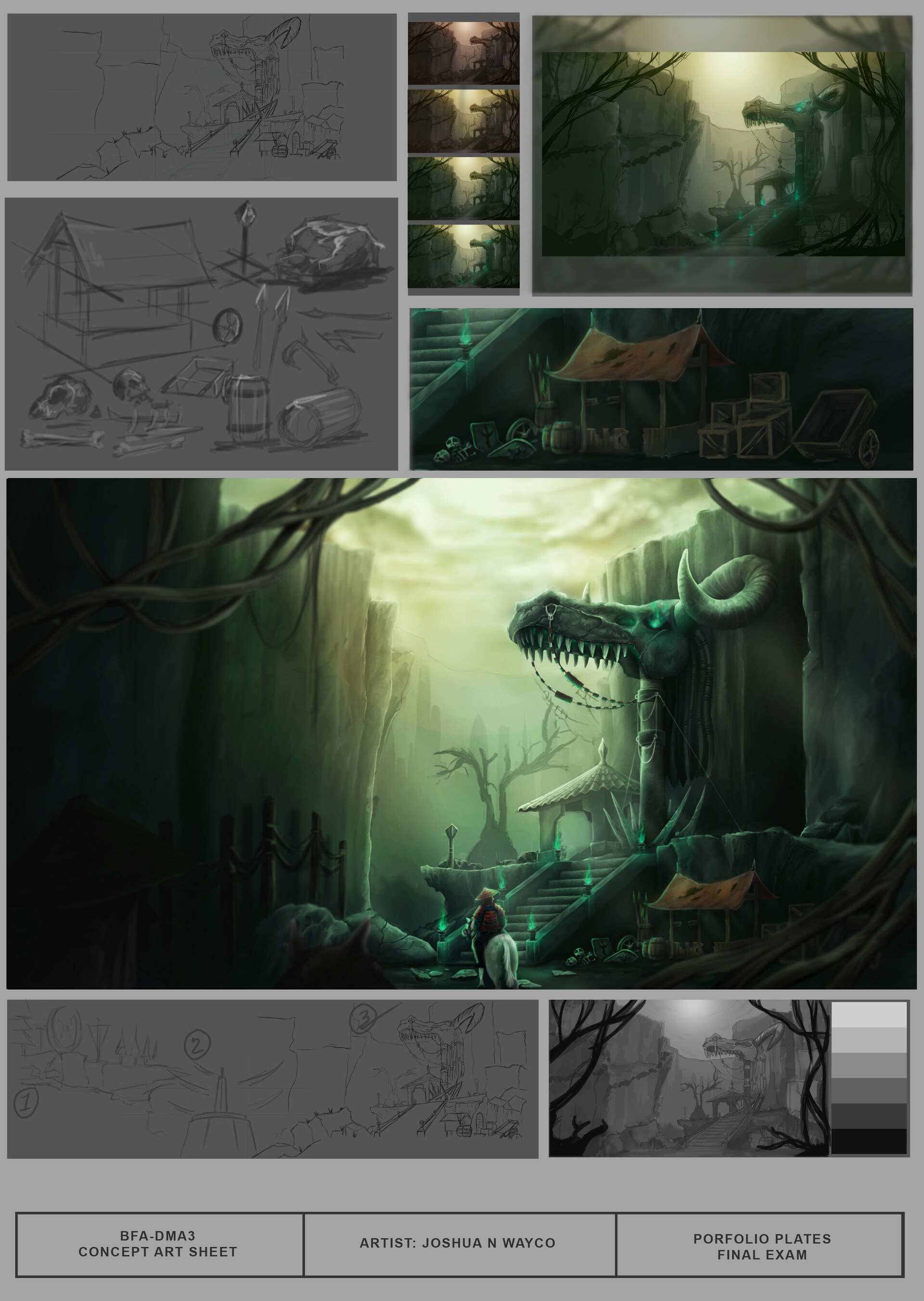 ArtStation - Final Exam Concept Art