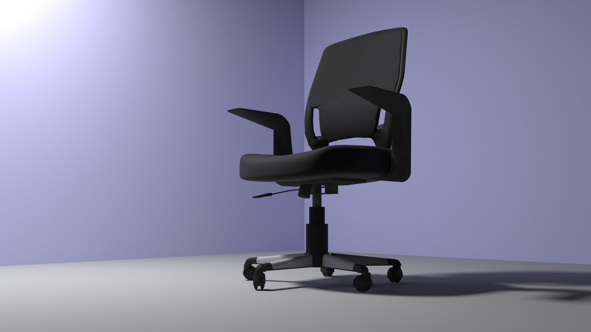 ArtStation - Low Back Office Chair -3D Model