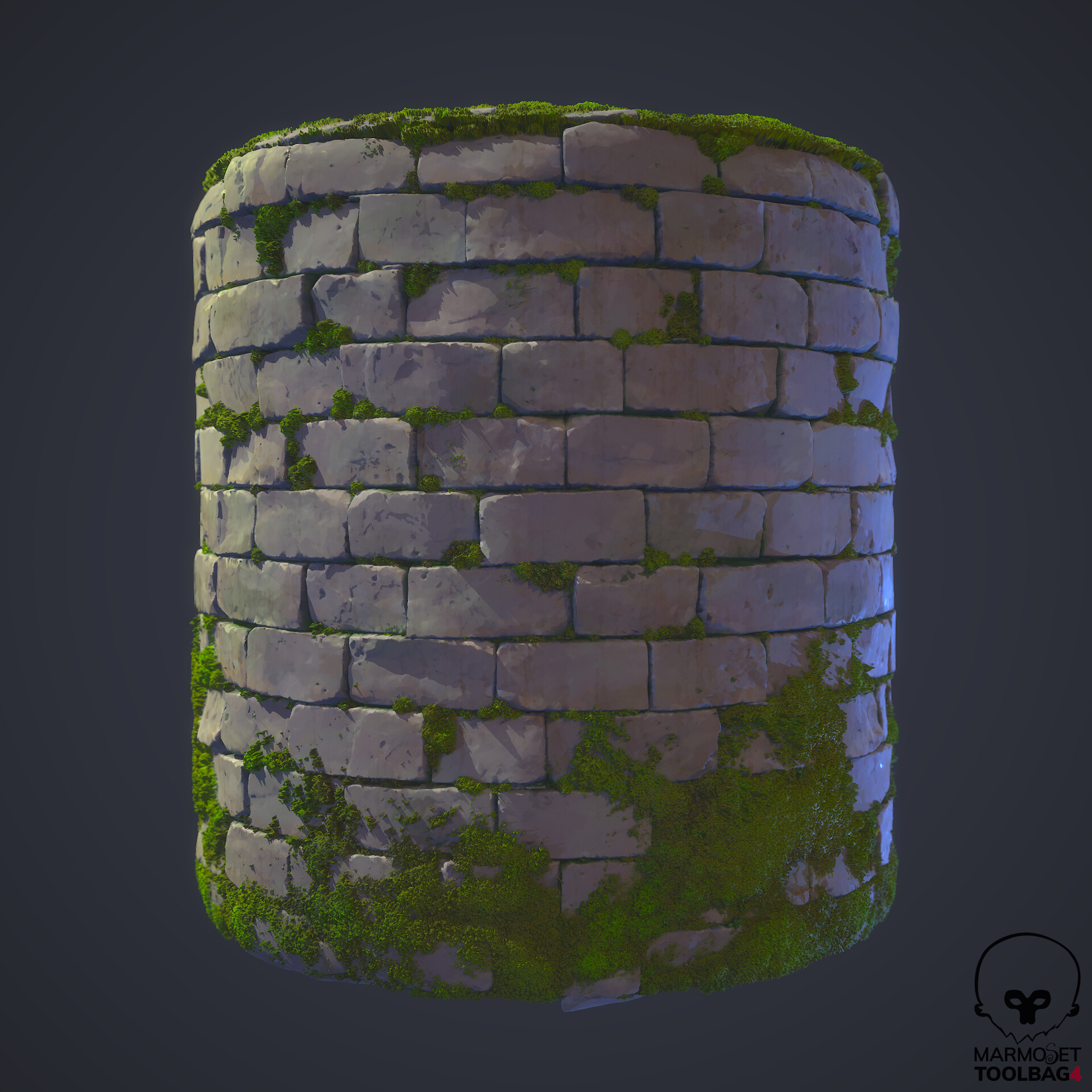 ArtStation - SD风格化砖块练习