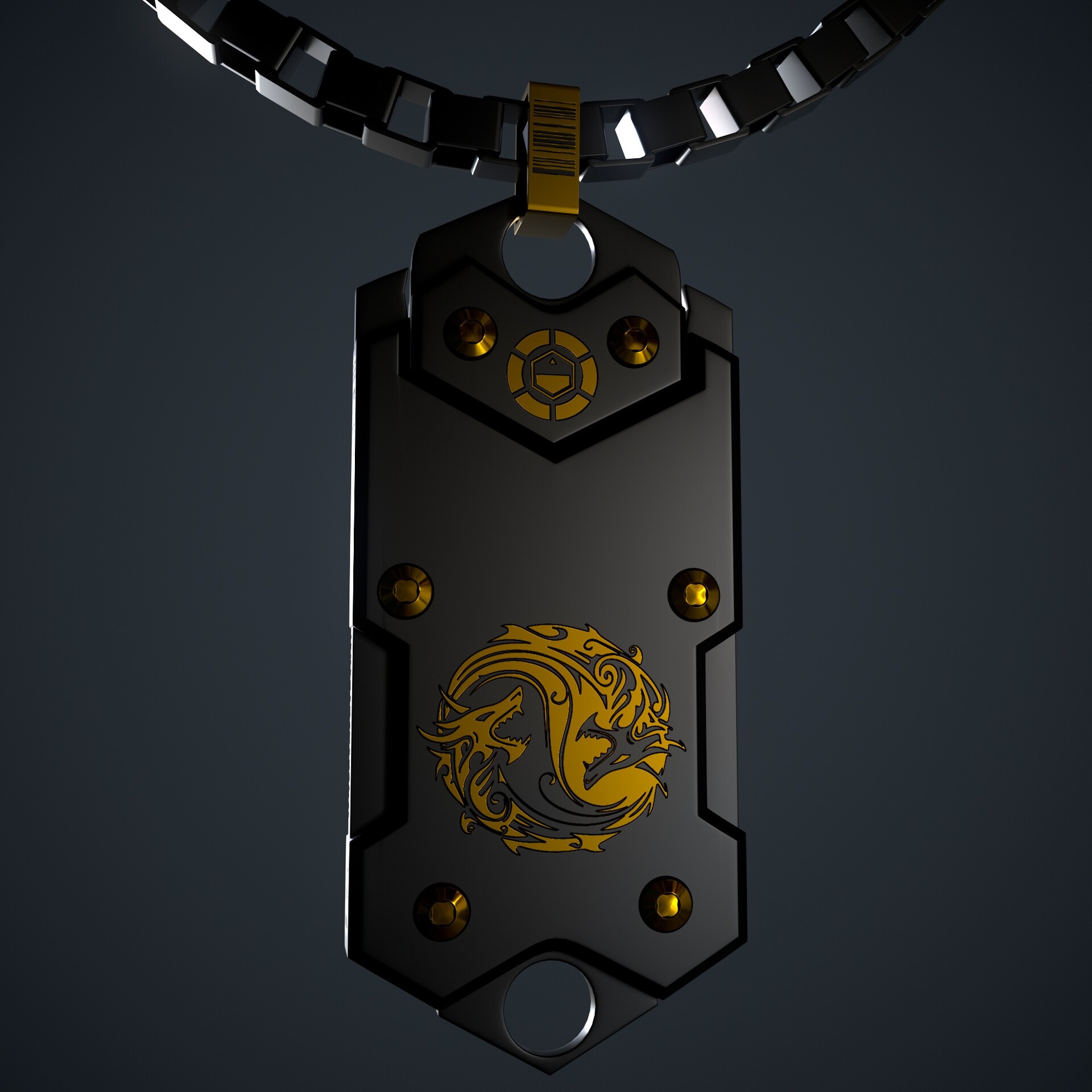 ArtStation - Sci-Fi Dock Tag