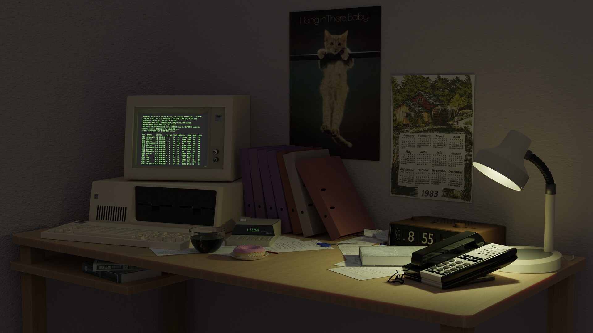 ArtStation - 80s Office
